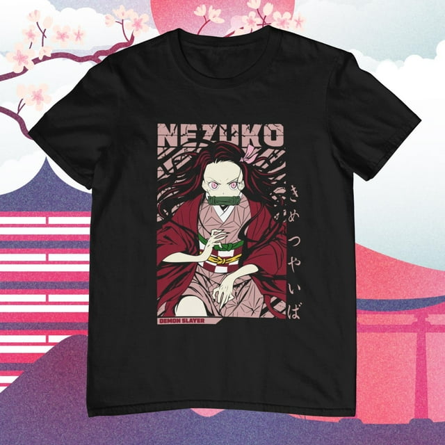 Demon Slayer Nezuko Kamado Anime T Shirt - Walmart.com
