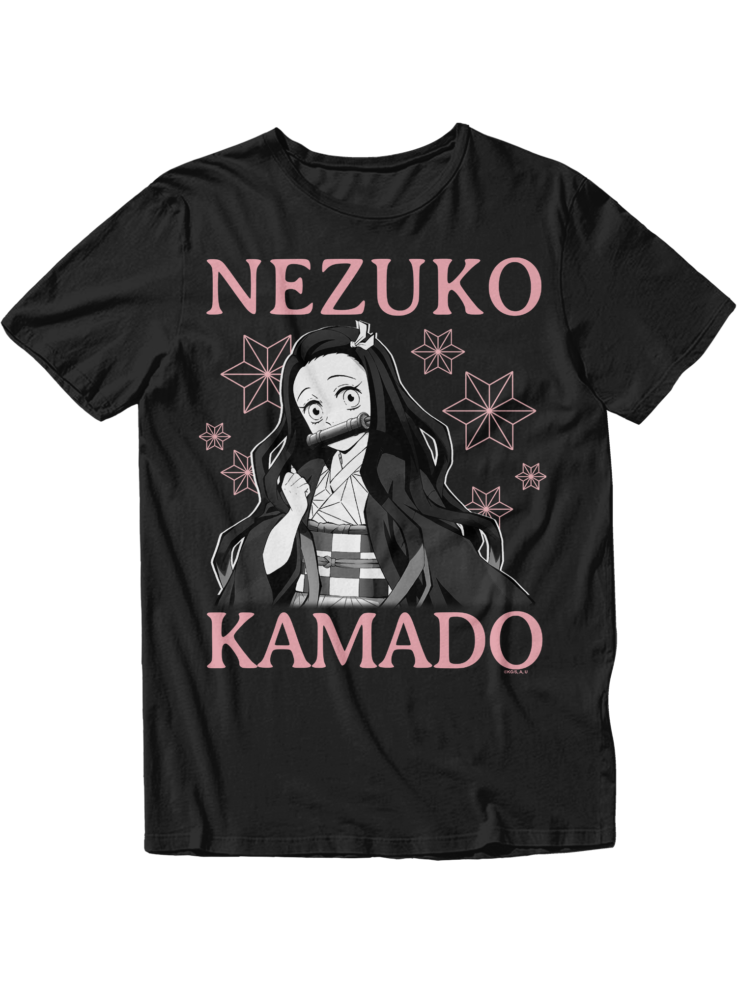Demon Slayer Nezuko Kamado Blossoms Crew Neck Adult Women’s T-Shirt ...