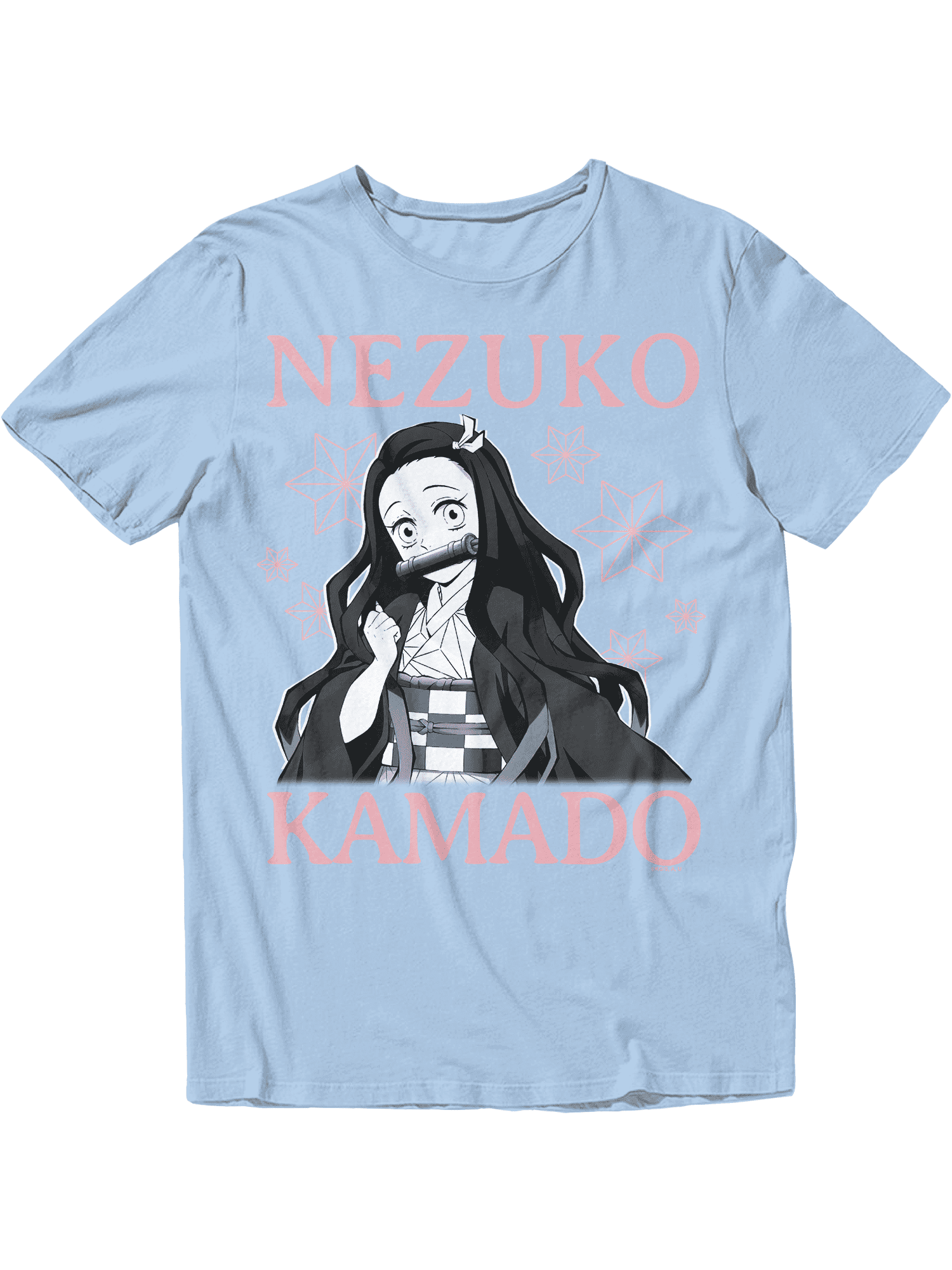 Demon Slayer Nezuko Kamado Blossoms Crew Neck Adult Women’s T-Shirt ...