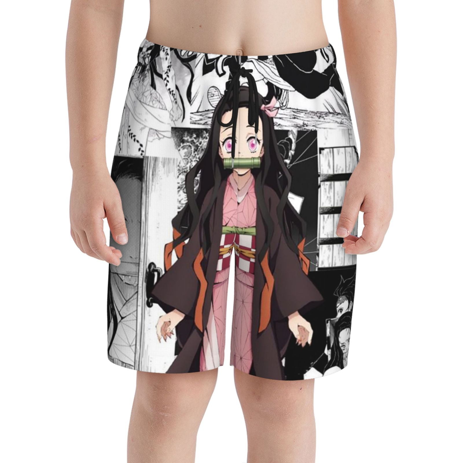 Demon Slayer Nezuko Kamado Boy'S Swim Trunks Quick Dry Board Shorts ...