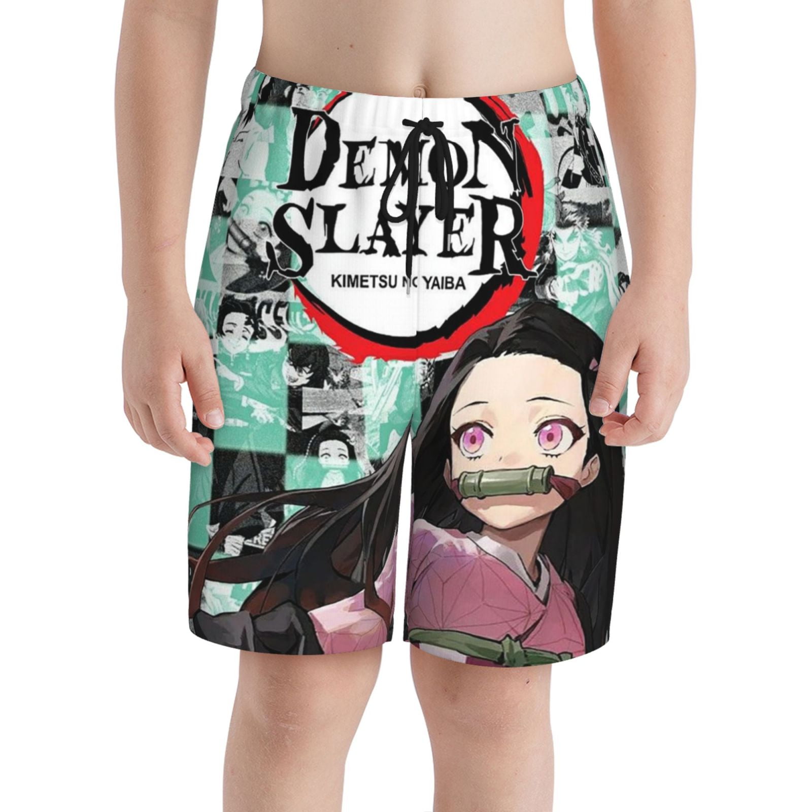 Demon Slayer Nezuko Kamado Boy'S Swim Trunks Quick Dry Board Shorts ...