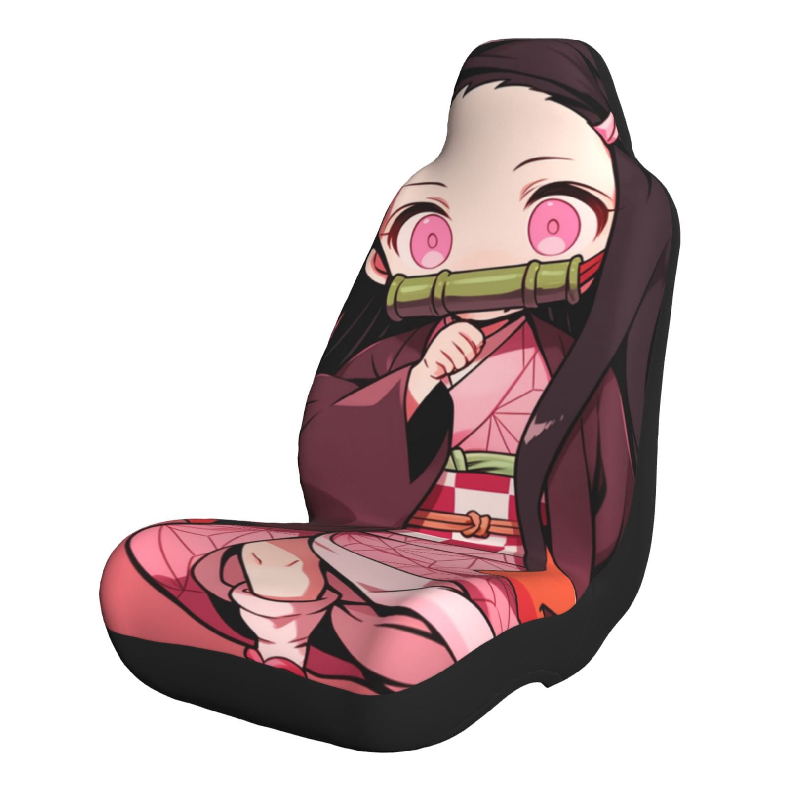 Demon Slayer Nezuko Kamado Car Seat Covers Vehicle Front Seat ...