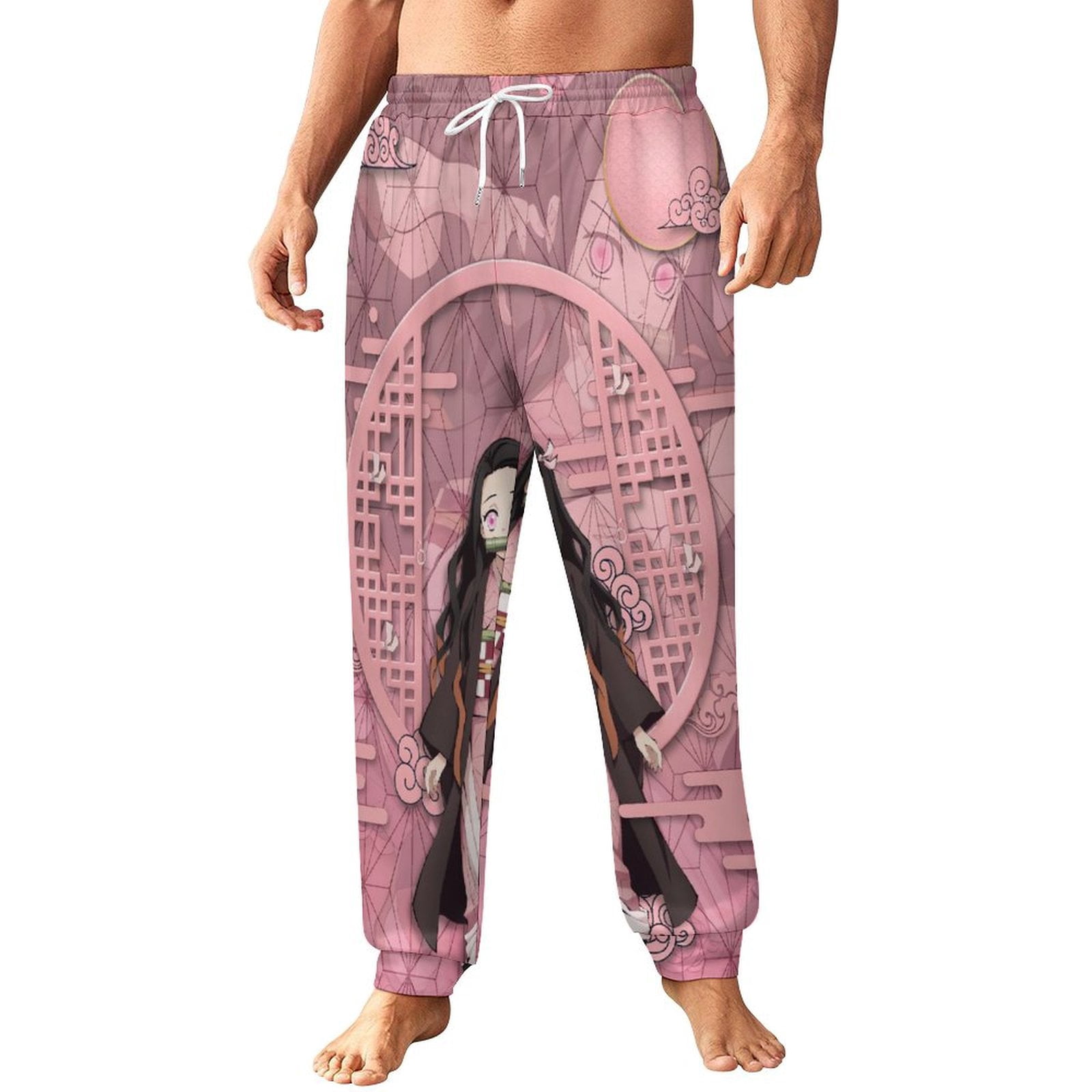 Demon Slayer Nezuko Kamado Men's Athletic Joggers Stretch Sweatpants ...