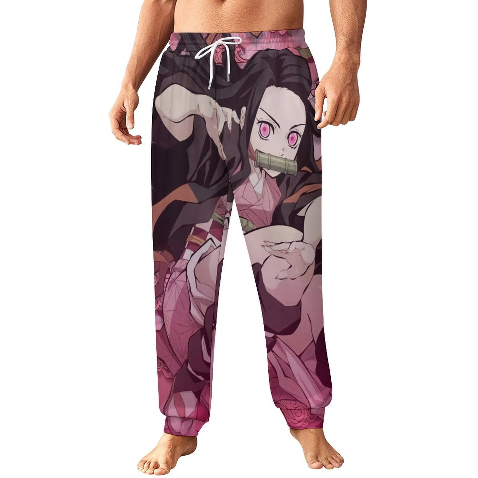 Demon Slayer Nezuko Kamado Men's Athletic Joggers Stretch Sweatpants ...