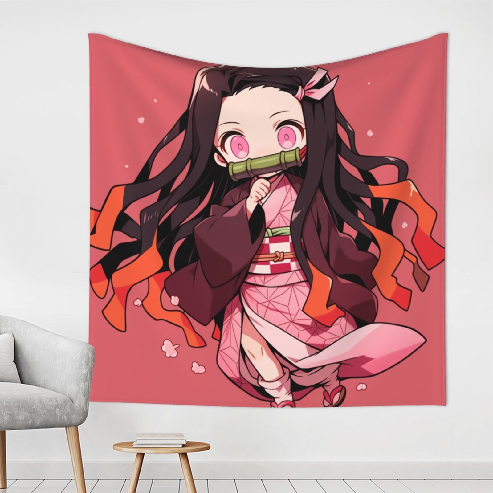 Demon Slayer Nezuko Kamado Tapestry Decoration Wall Hanging Tapestries ...