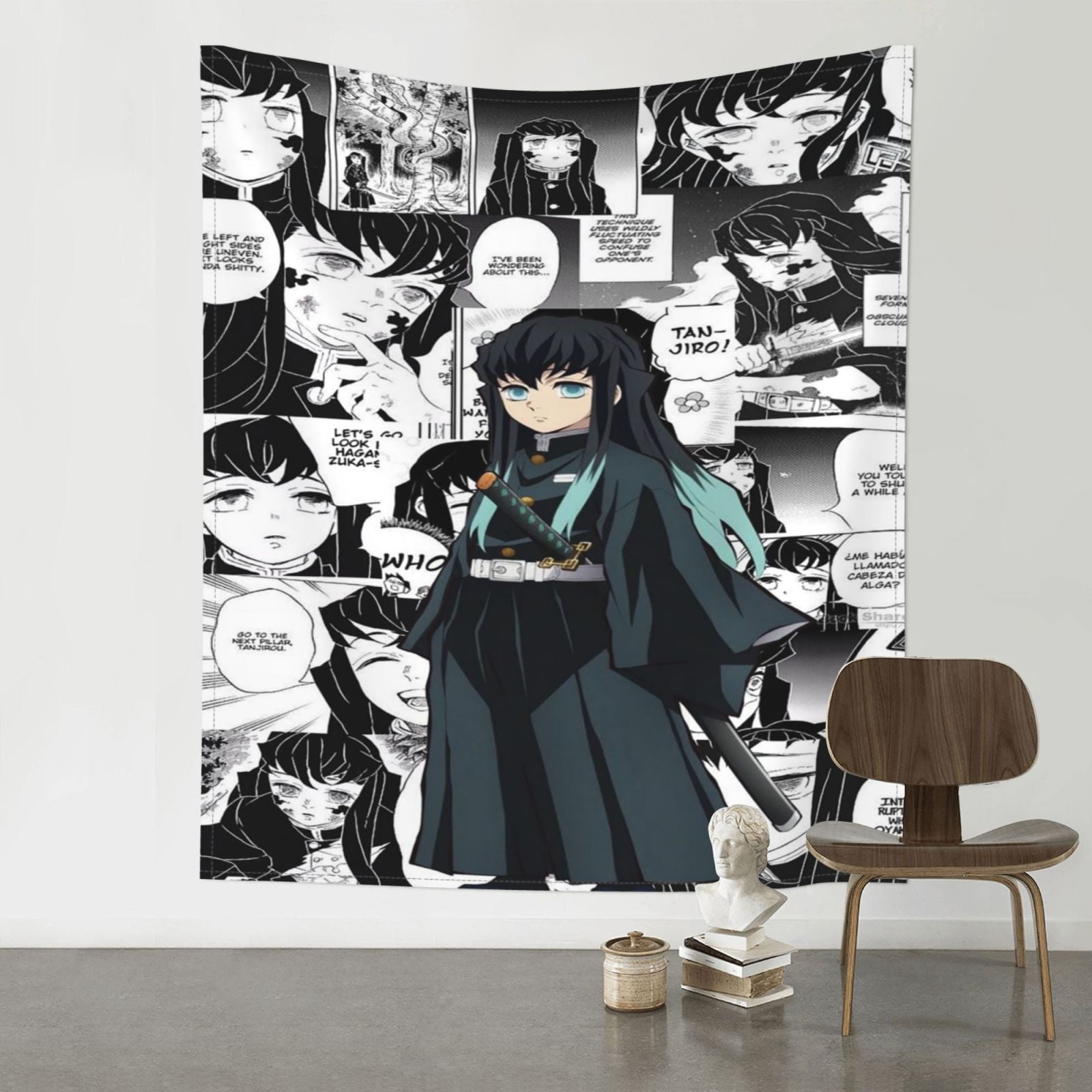 Demon Slayer Nezuko Kamado Tapestry Wall Hanging Wall Art Decor Wall ...