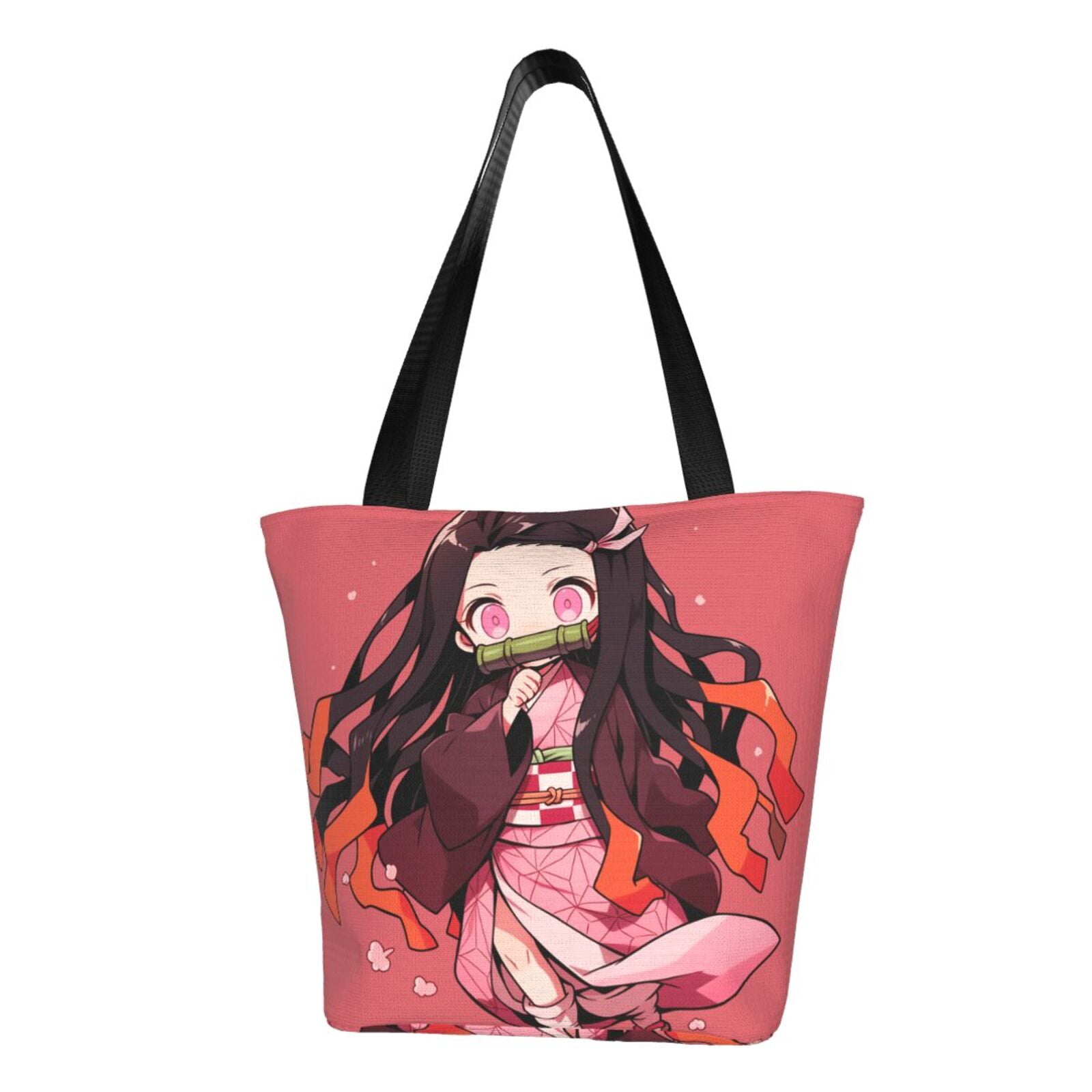 Demon Slayer Nezuko Kamado Women's Tote Bag Large Capacity Handbag ...