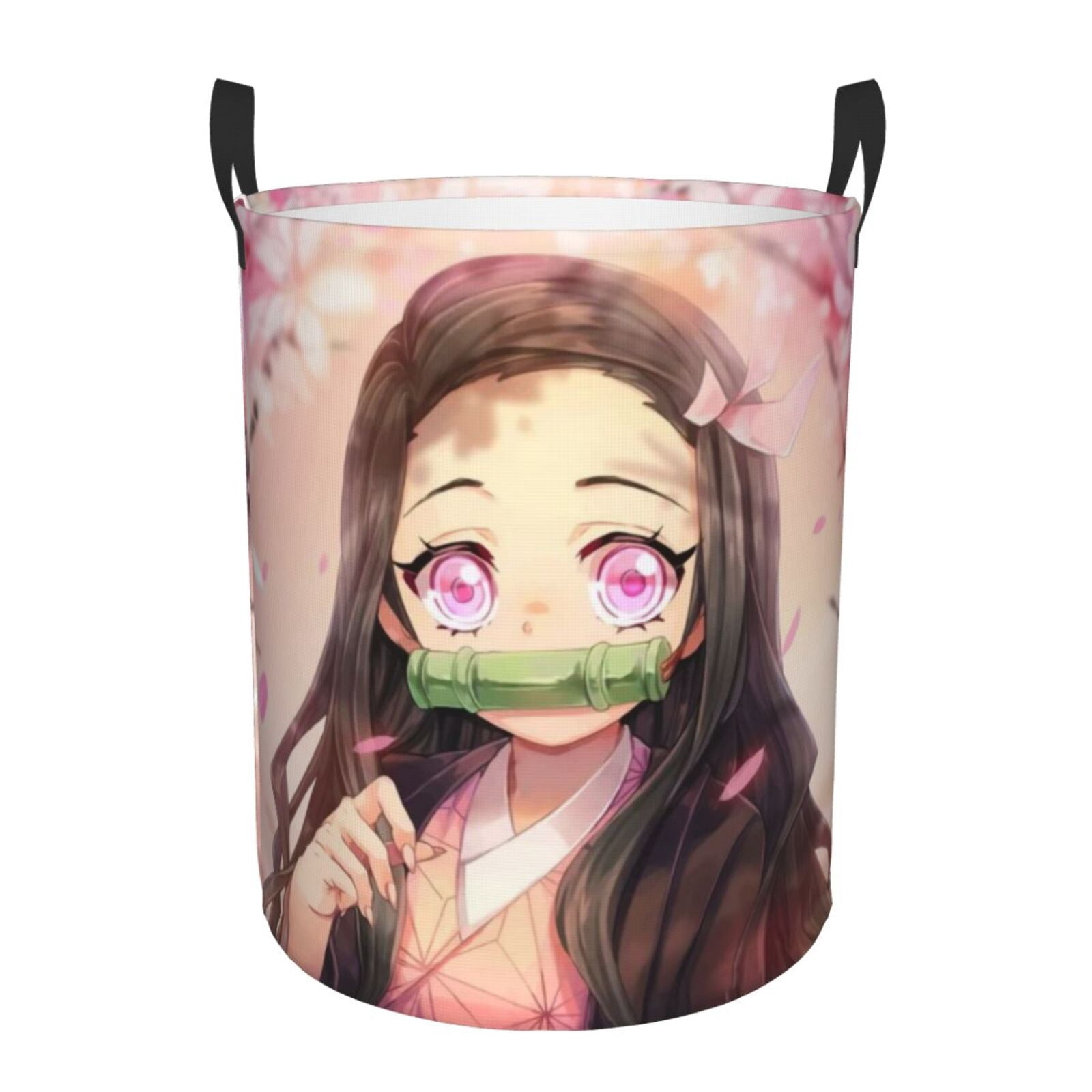 Demon Slayer Nezuko Large Laundry Basket With Handle, Collapsible ...