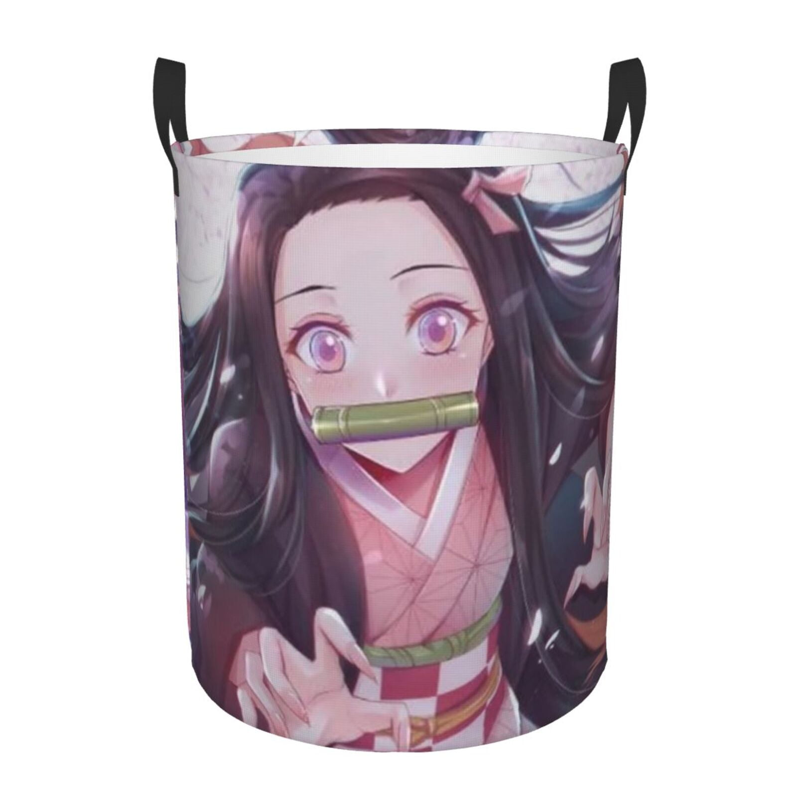 Demon Slayer Nezuko Large Laundry Hamper, Collapsible Laundry Basket ...