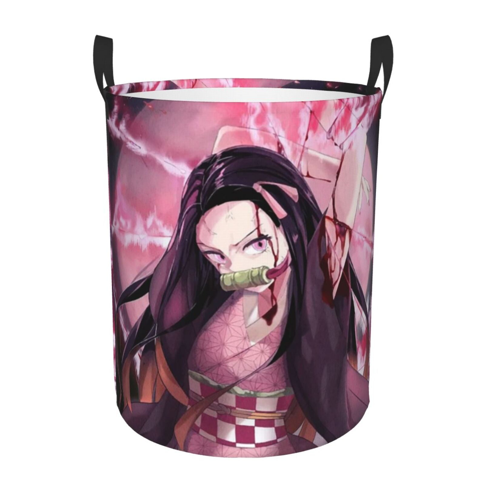 Demon Slayer Nezuko Large Laundry Hamper, Collapsible Laundry Basket ...