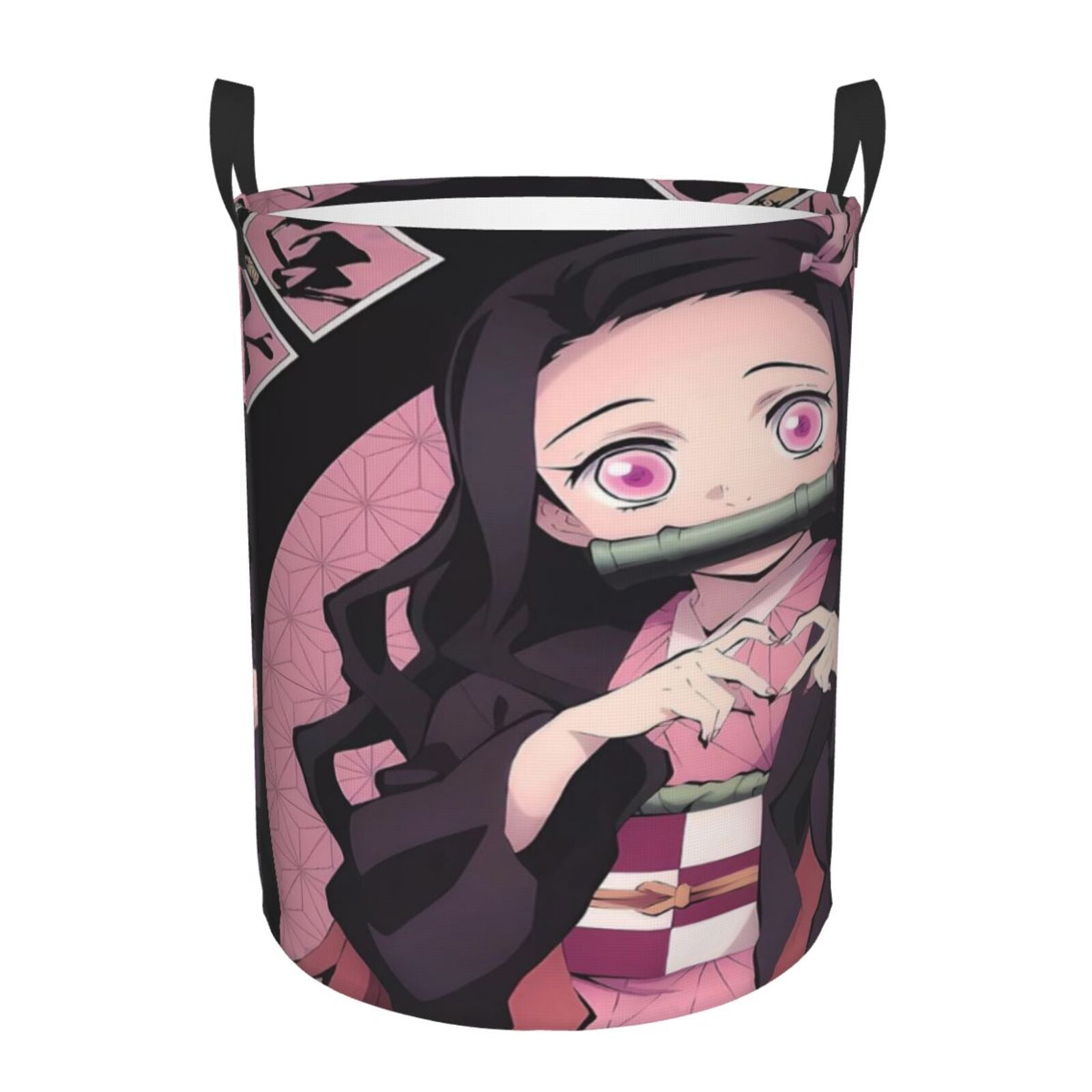 Demon Slayer Nezuko Large Laundry Hamper, Collapsible Laundry Basket ...