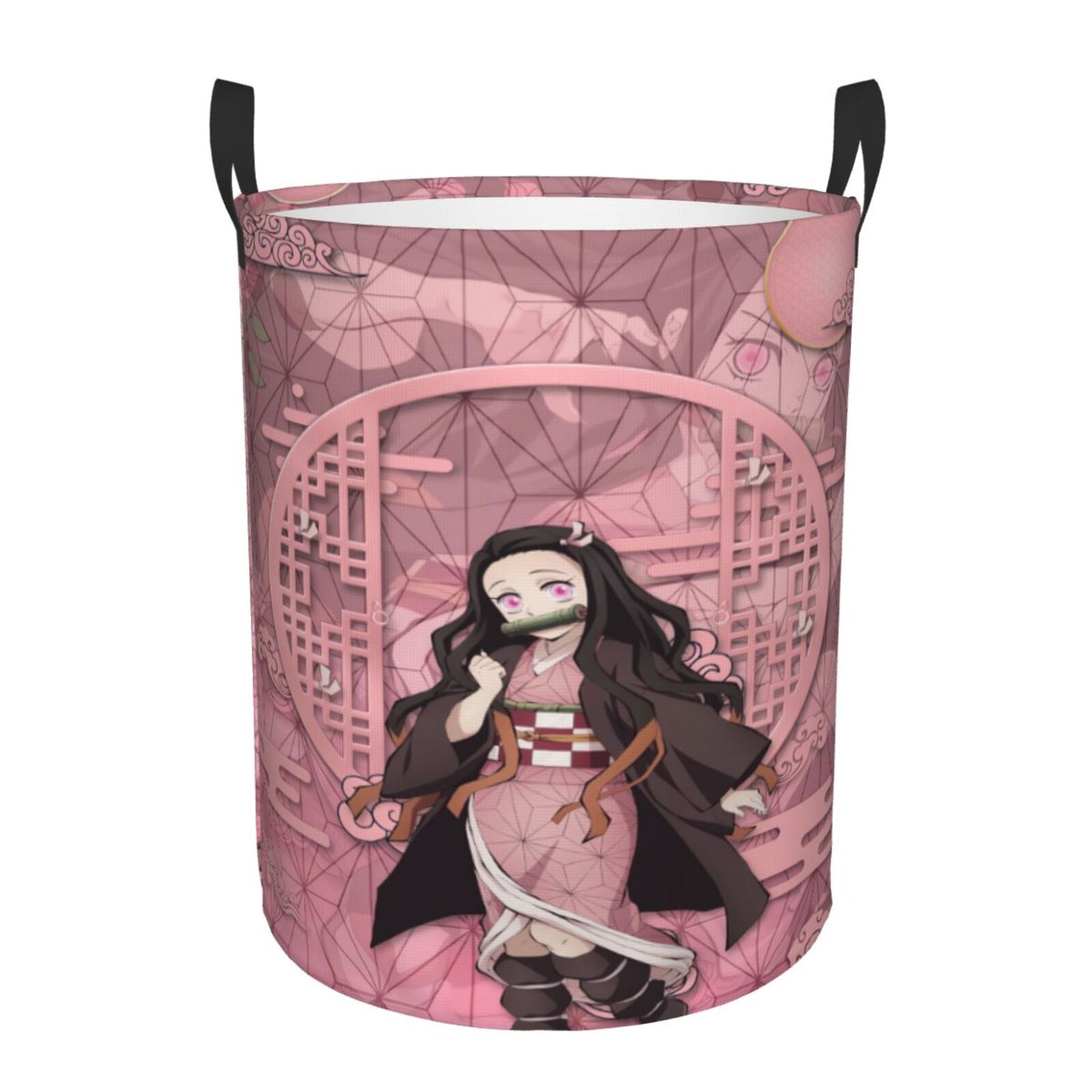 Demon Slayer Nezuko Large Laundry Hamper, Collapsible Laundry Basket ...