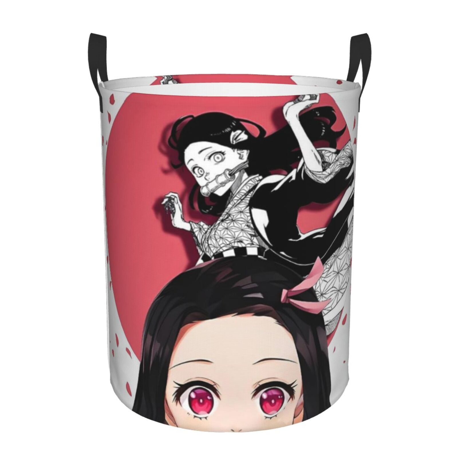 Demon Slayer Nezuko Large Laundry Hamper, Collapsible Laundry Basket ...