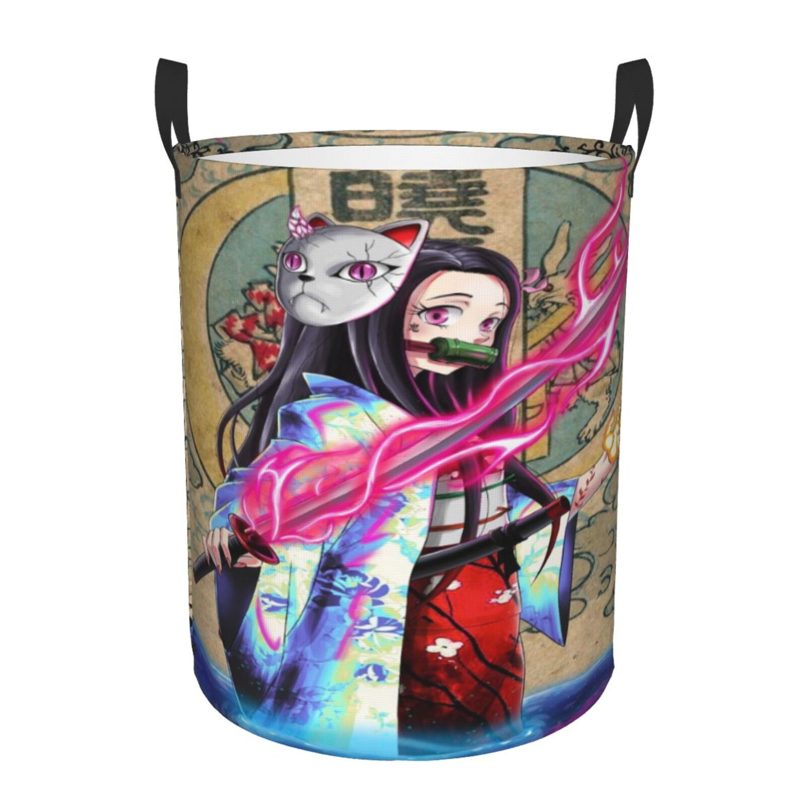 Demon Slayer Nezuko Laundry Hamper Laundrys Basket Waterproof Durable ...