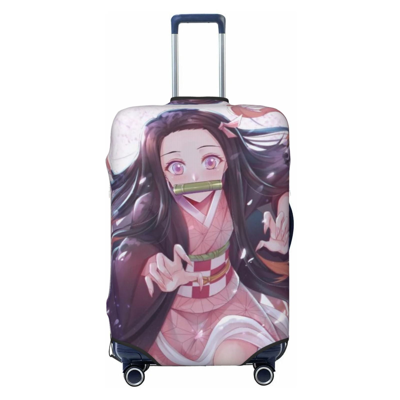 Demon Slayer Nezuko Luggage Cover Washable Suitcase Cover Suitcase Protector Anti-Scratch ...