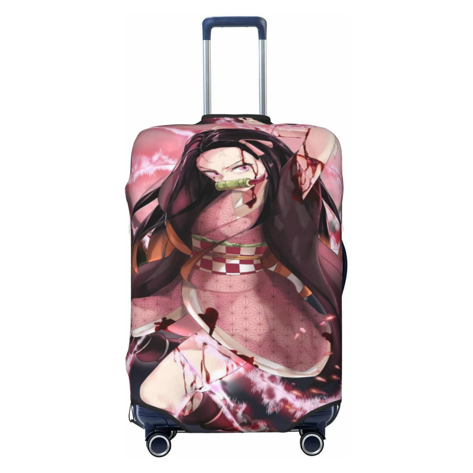Demon Slayer Nezuko Luggage Suitcase Covers Elastic Washable Cartoon ...