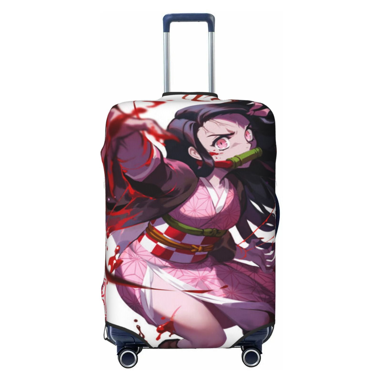 Demon Slayer Nezuko Luggage Suitcase Covers Elastic Washable Cartoon ...