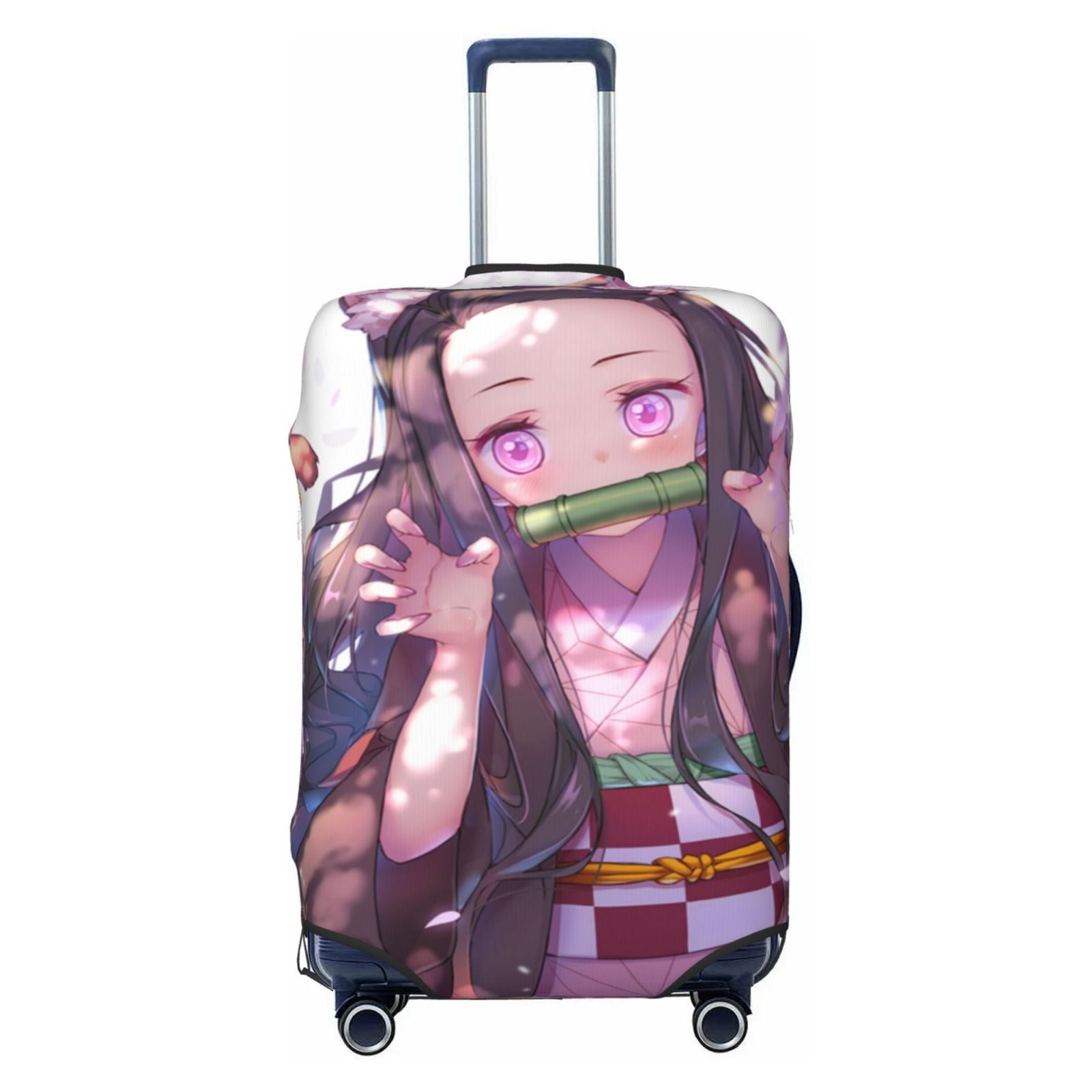 Demon Slayer Nezuko Luggage Suitcase Covers Elastic Washable Cartoon ...