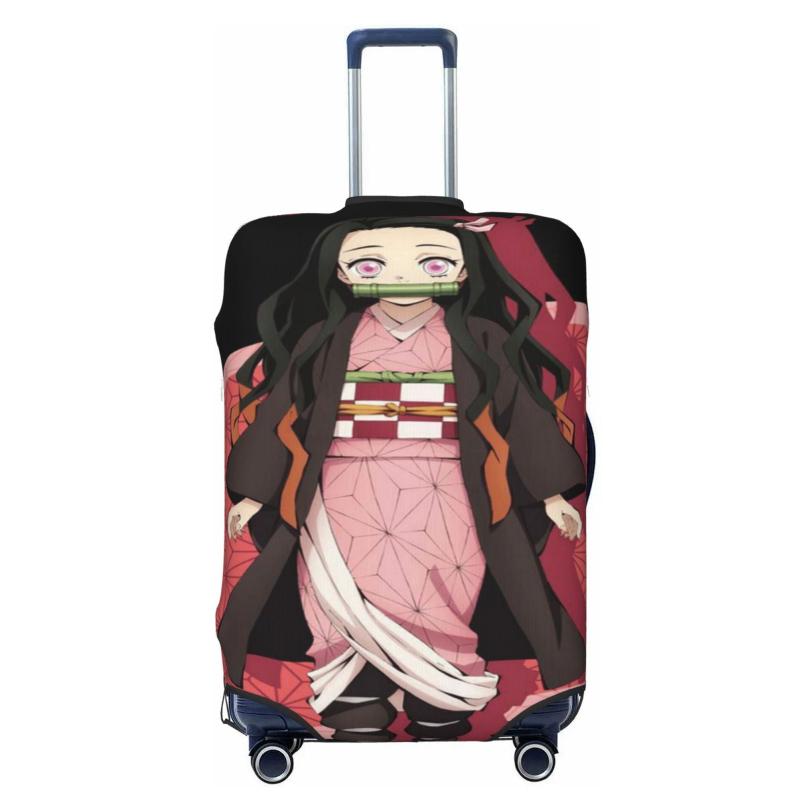 Demon Slayer Nezuko Luggage Suitcase Covers Elastic Washable Cartoon ...
