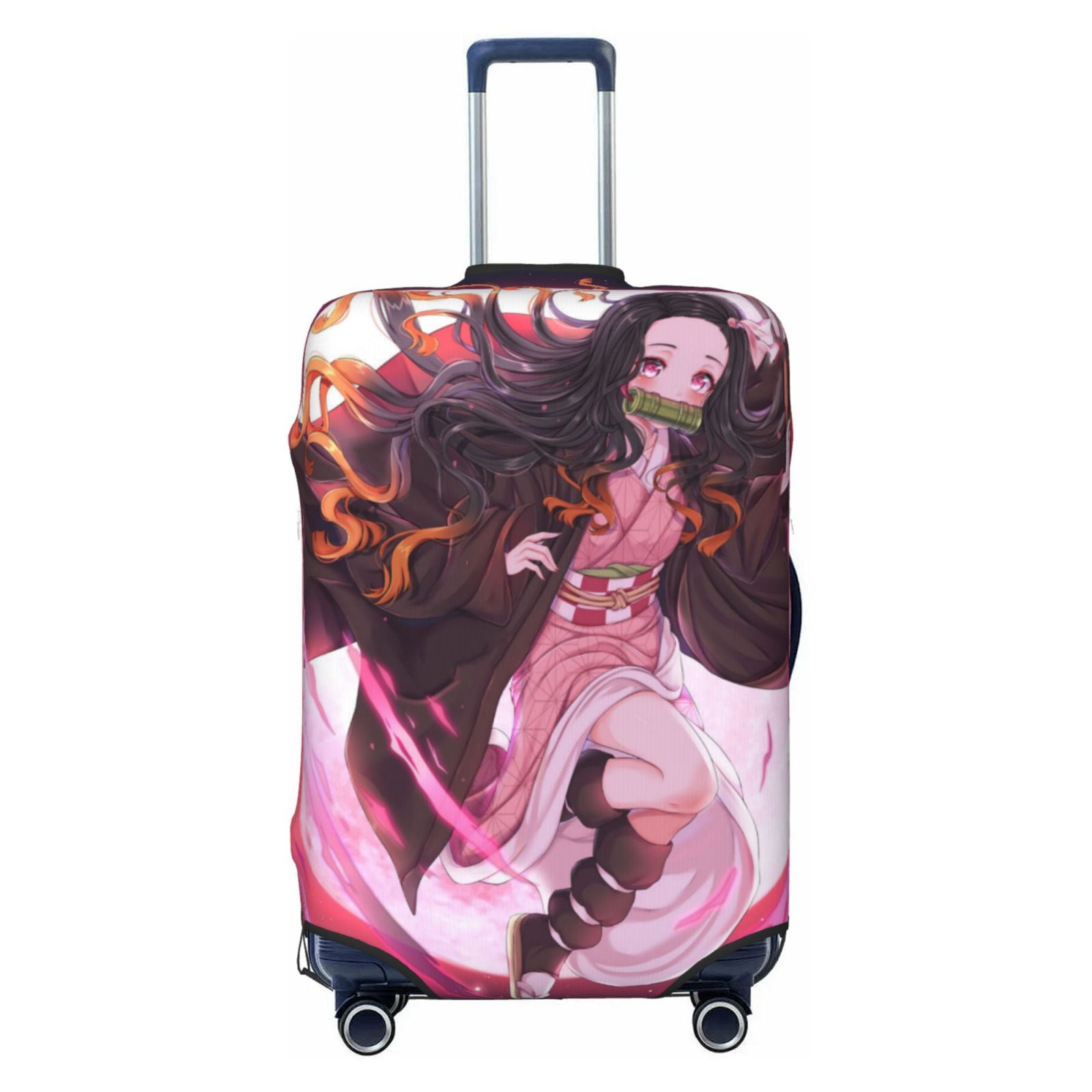 Demon Slayer Nezuko Luggage Suitcase Covers Elastic Washable Cartoon ...