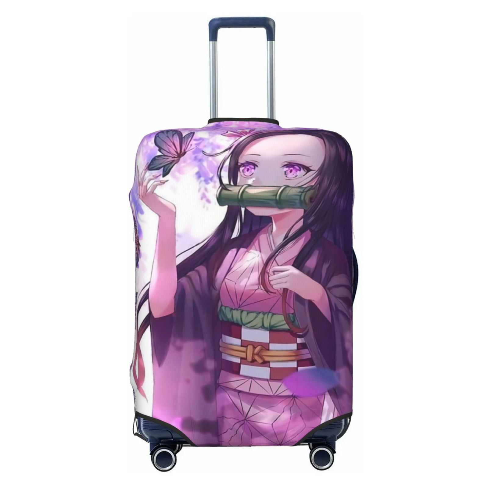 Demon Slayer Nezuko Luggage Suitcase Covers Elastic Washable Cartoon ...