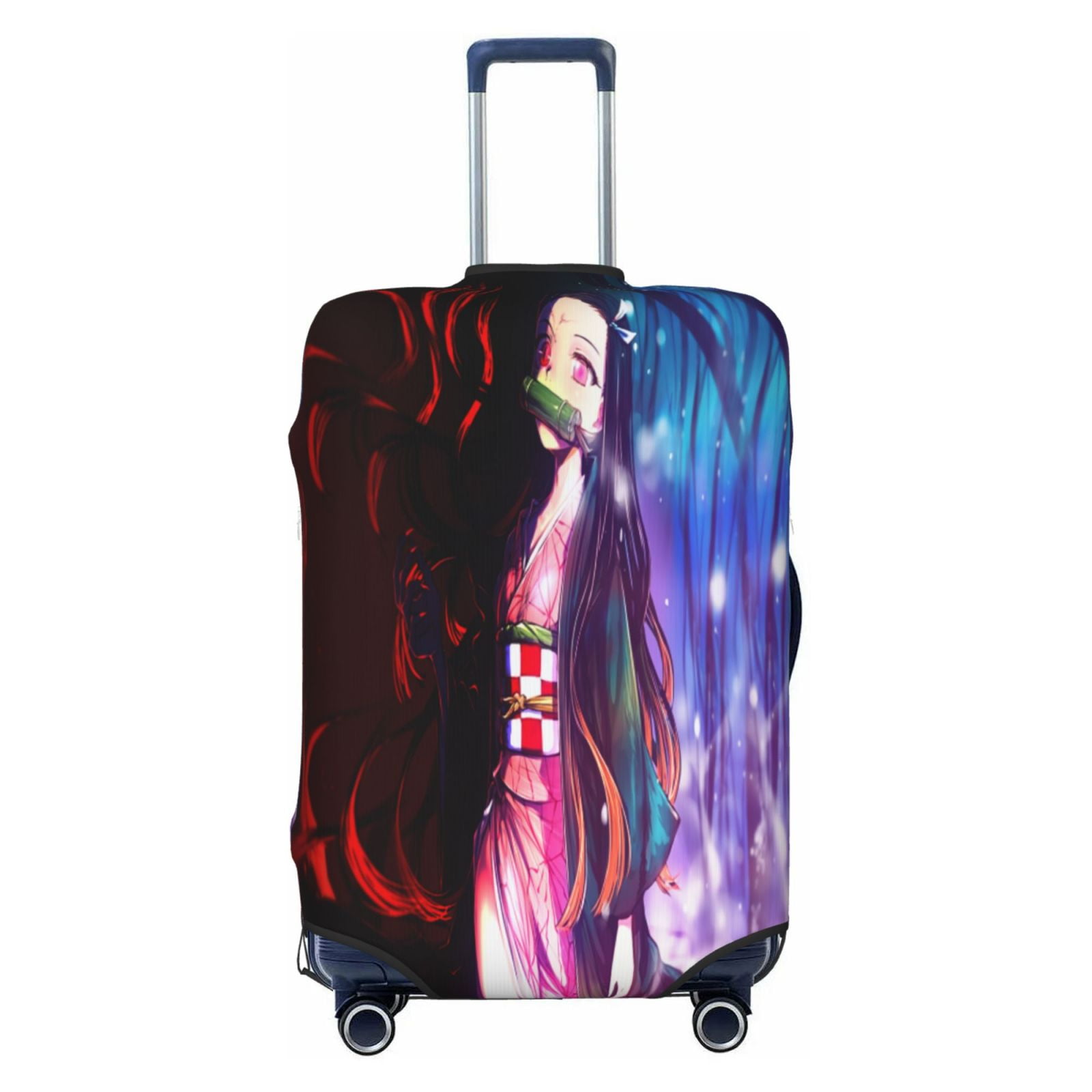 Demon Slayer Nezuko Luggage Suitcase Covers Elastic Washable Cartoon ...