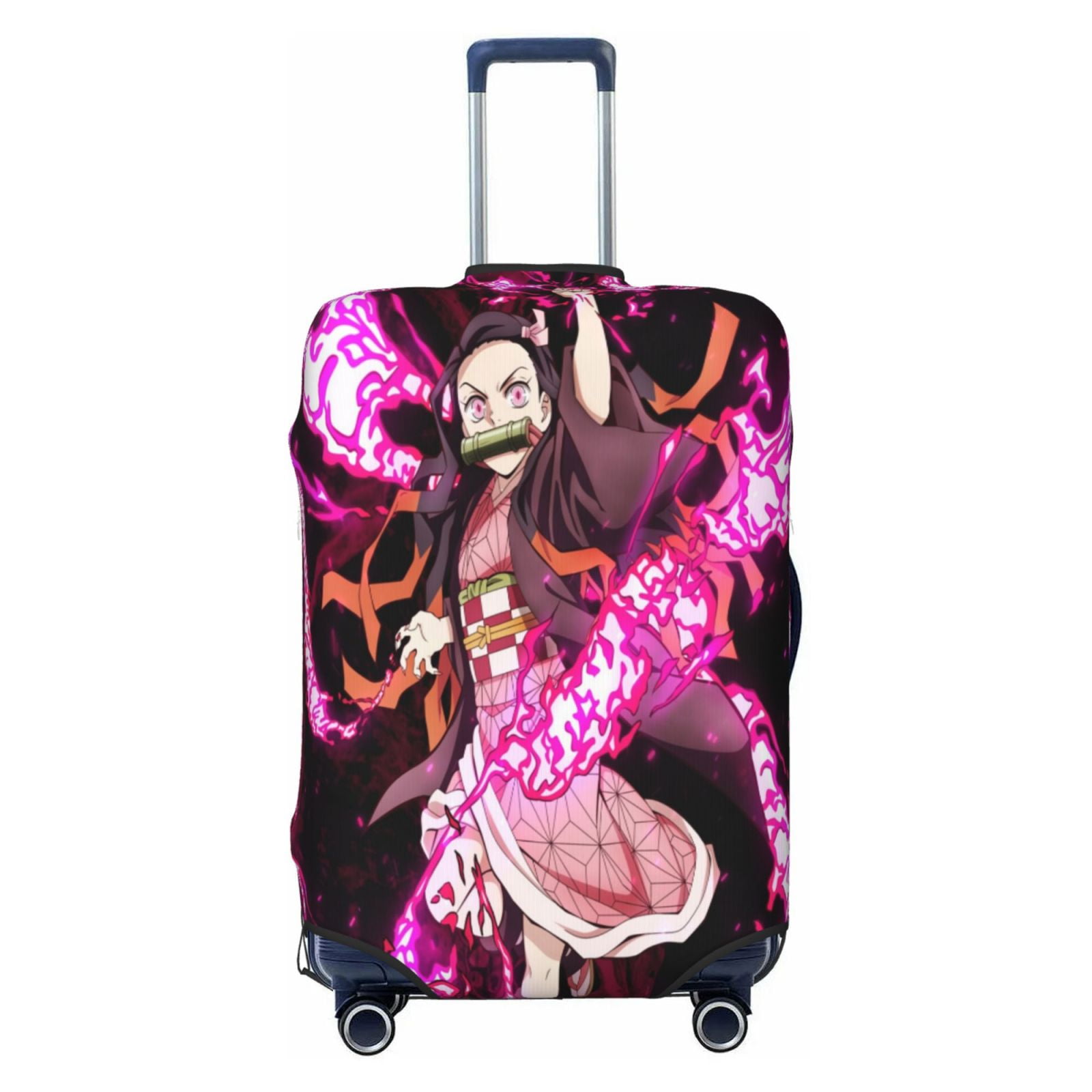 Demon Slayer Nezuko Luggage Suitcase Covers Elastic Washable Cartoon ...