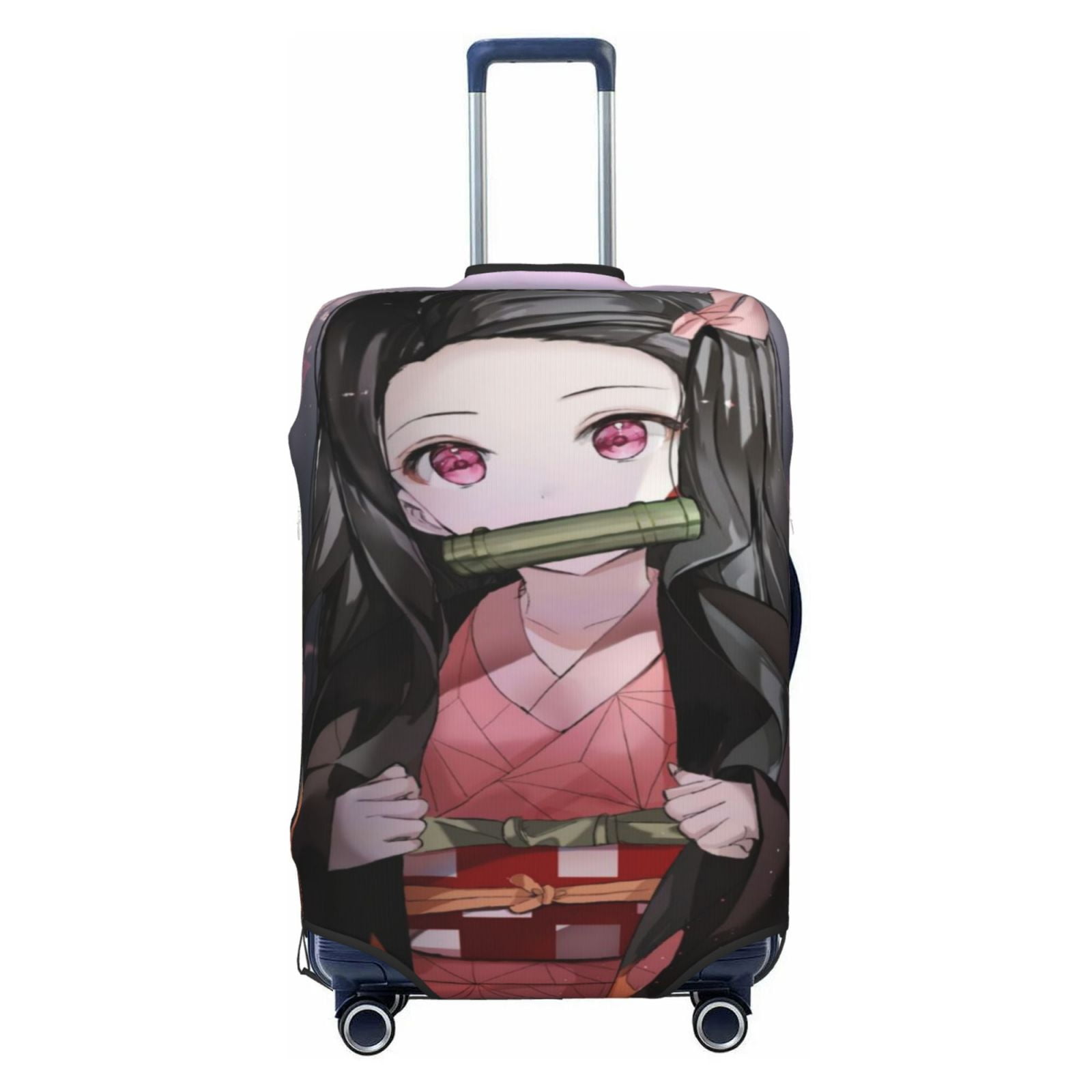 Demon Slayer Nezuko Luggage Suitcase Covers Elastic Washable Cartoon ...