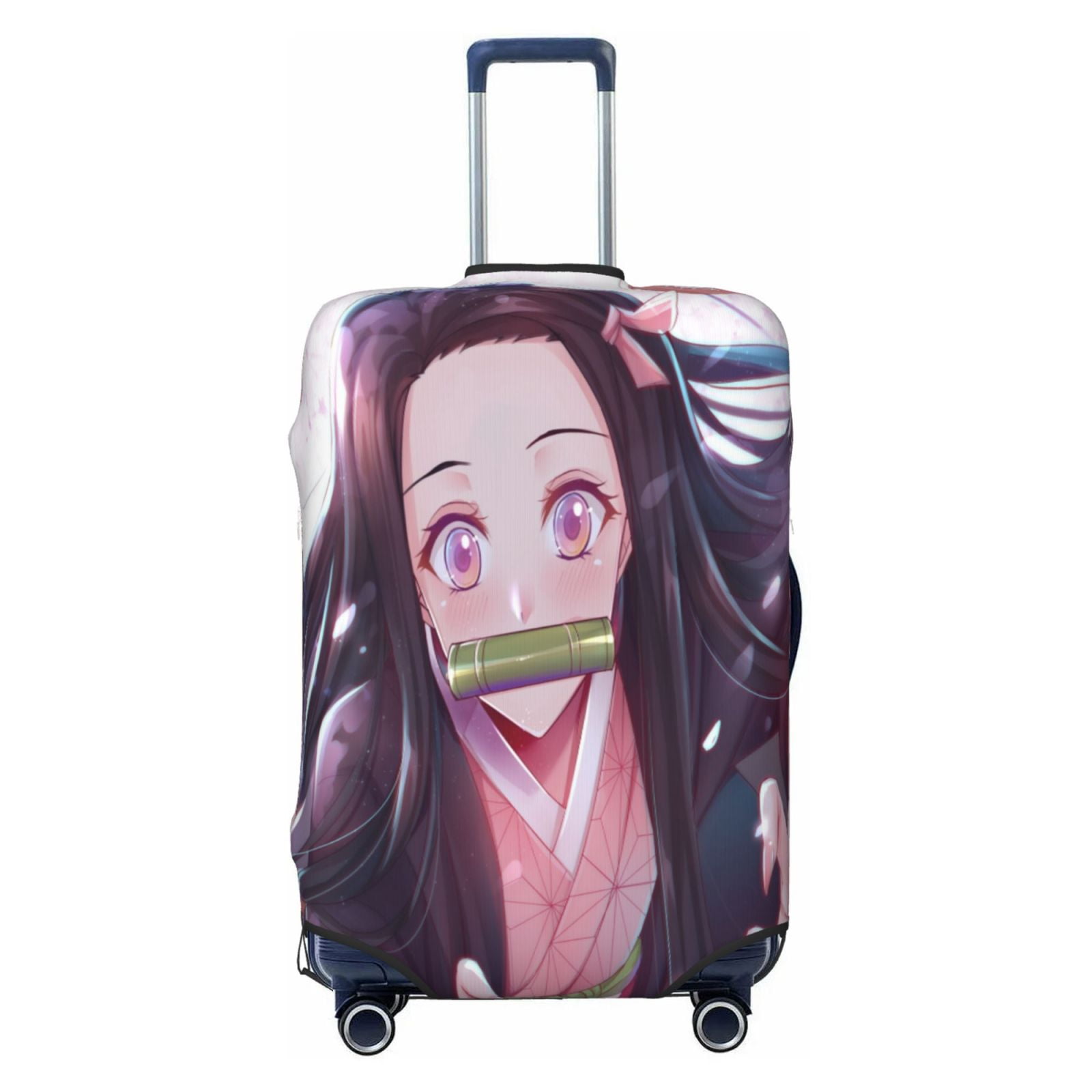 Demon Slayer Nezuko Luggage Suitcase Covers Elastic Washable Cartoon ...