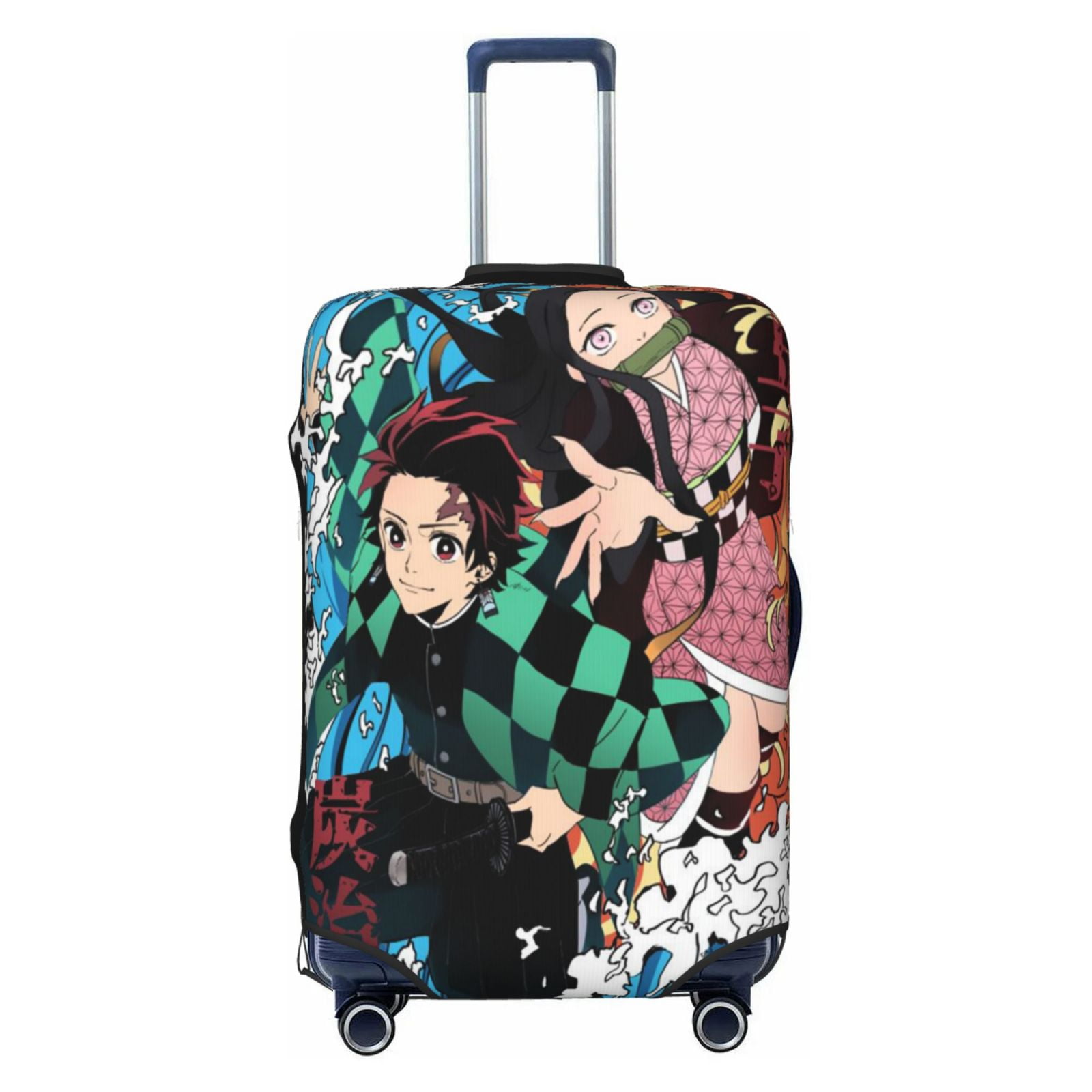 Demon Slayer Nezuko Luggage Suitcase Covers Elastic Washable Cartoon ...