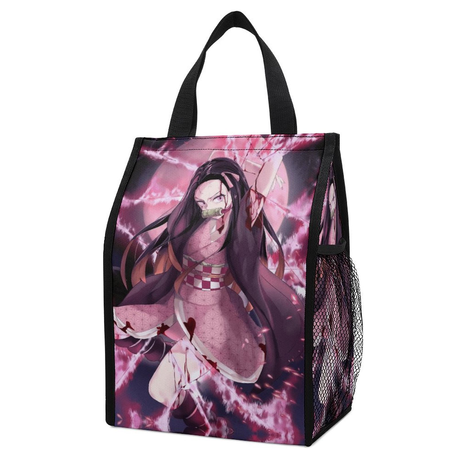 Demon Slayer Nezuko Lunch Bag Insulated, Lunch Box Bag, Reusable Lunch ...