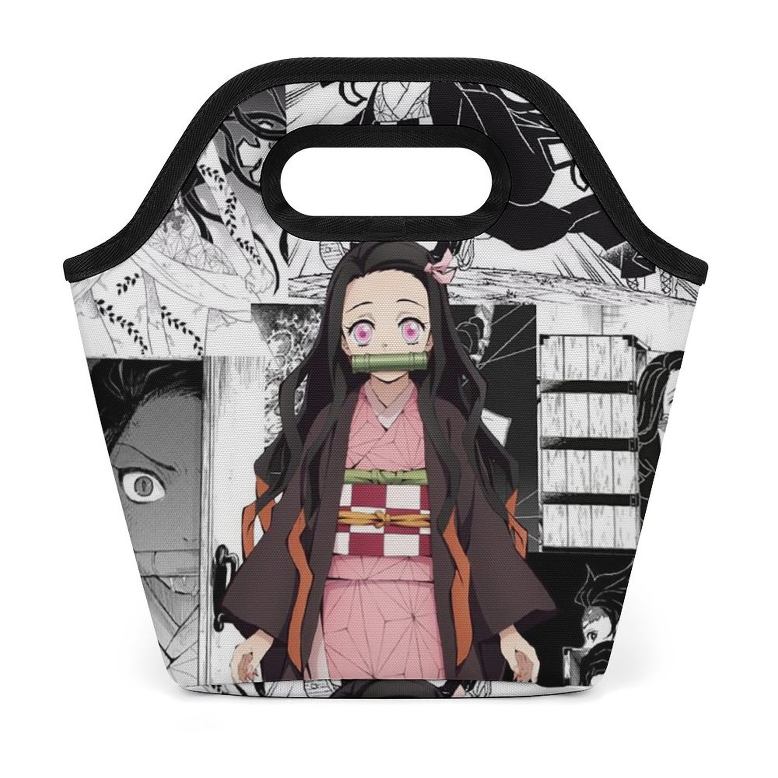 Demon Slayer Nezuko Lunch Bag, Insulated Lunch Tote Large Lunch Box ...