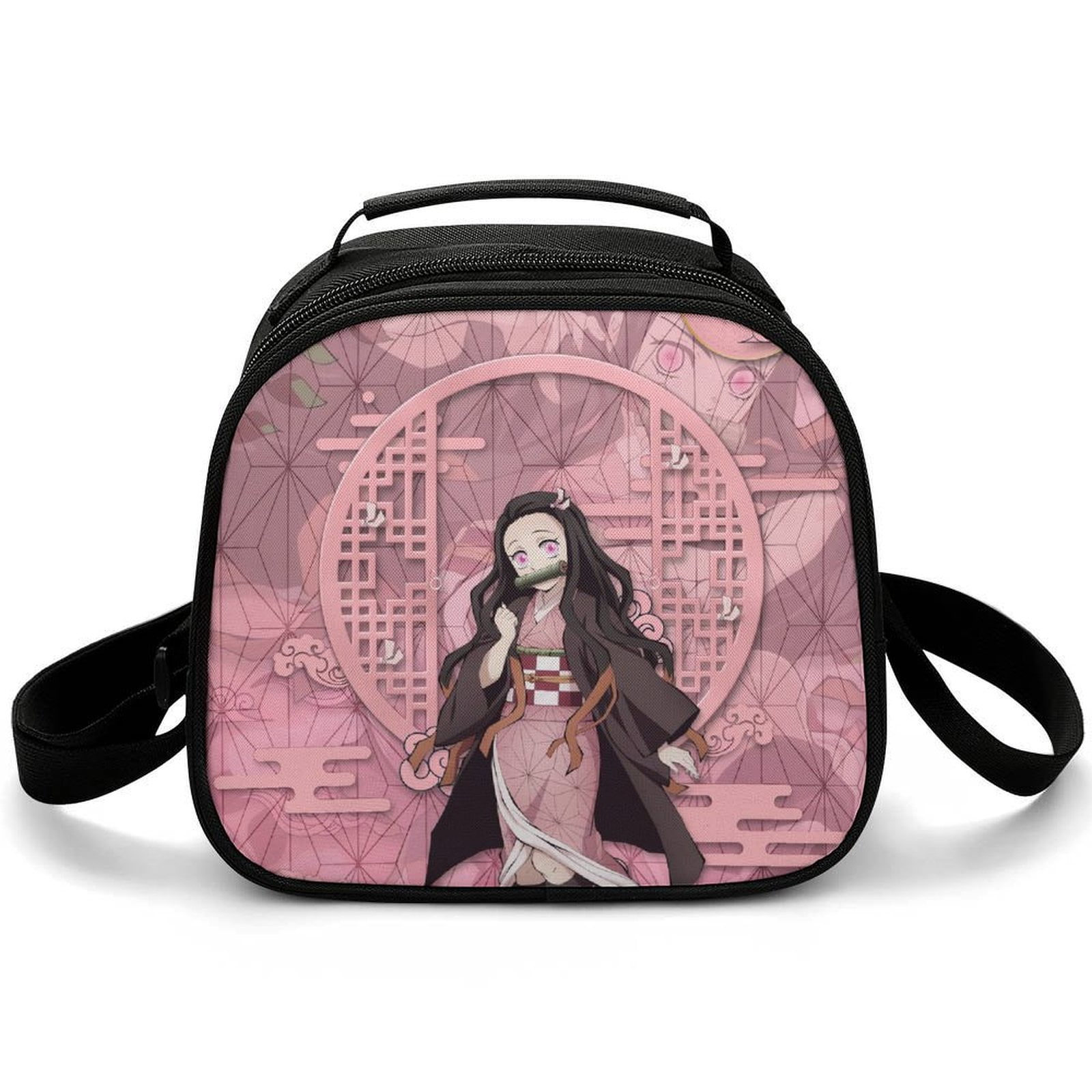 Demon Slayer Nezuko Lunch Bag, Insulated Lunch Tote Large Lunch Box ...