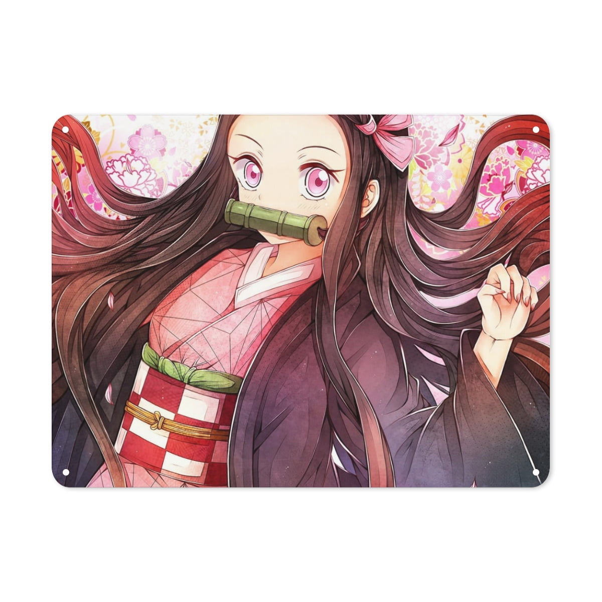 Demon Slayer Nezuko Metal Poster Metal Sign Home Bar Cafe Farm Room Fun ...