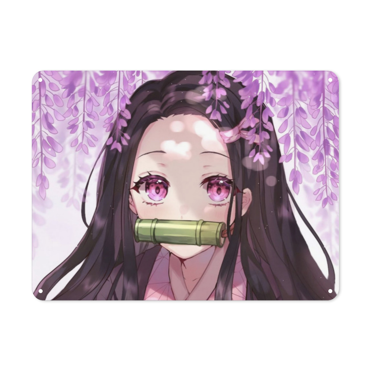 Demon Slayer Nezuko Metal Poster Metal Sign Home Bar Cafe Farm Room Fun ...