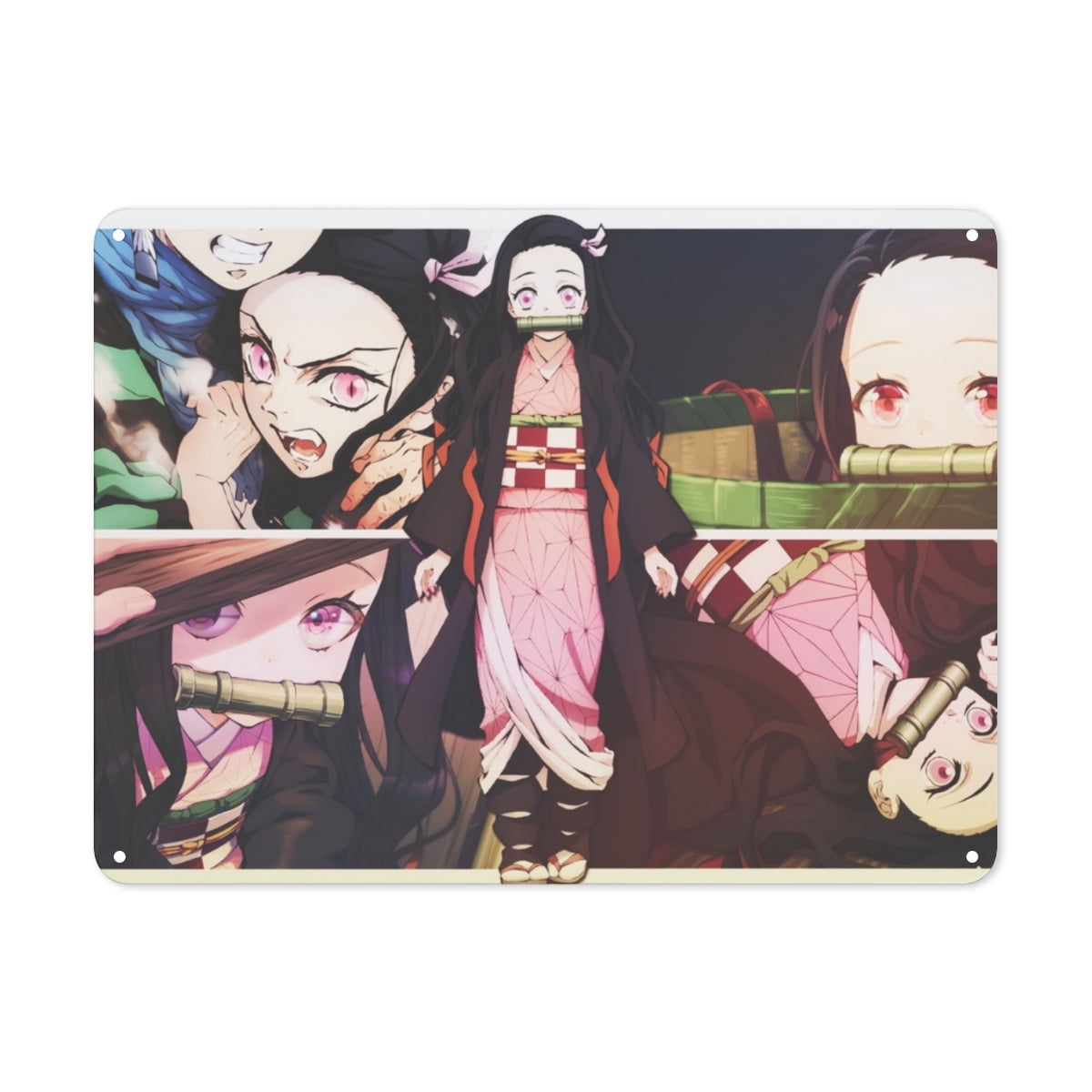 Demon Slayer Nezuko Metal Poster Metal Sign Home Bar Cafe Farm Room Fun ...