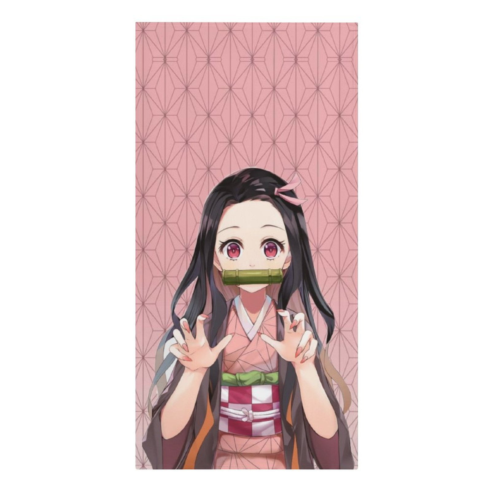 Demon Slayer Nezuko Microfiber Beach Towel, Oversized Sand Free Travel ...