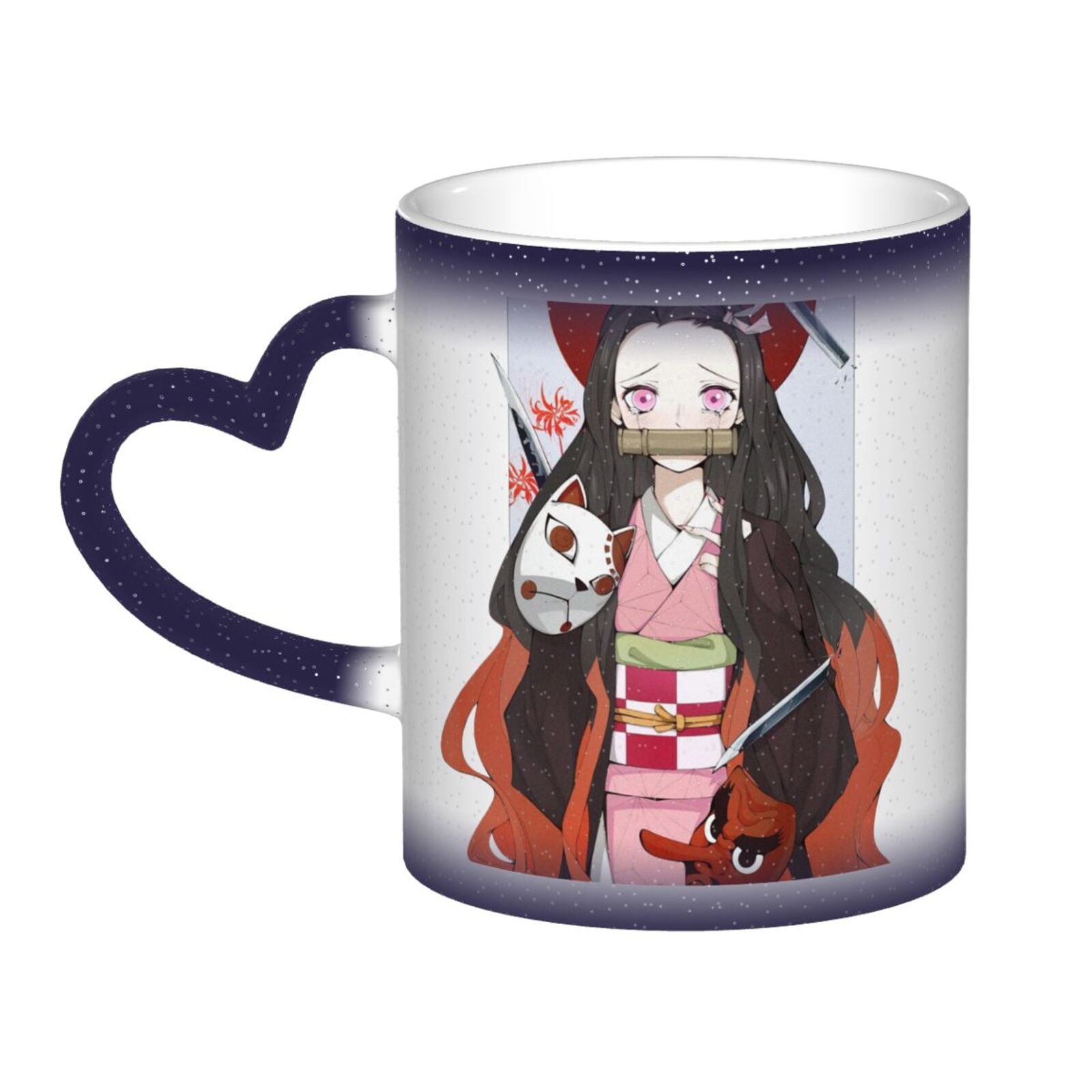 Demon Slayer Nezuko Mug Color Changing Coffee Mug Ceramic Heat ...