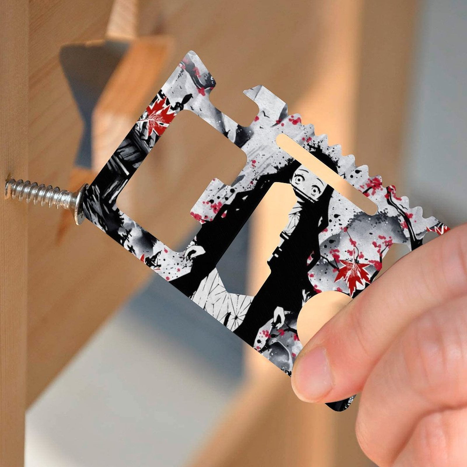 Demon Slayer Nezuko Multitool Credit Card Sized Pocket Tool, 11-in-1 ...