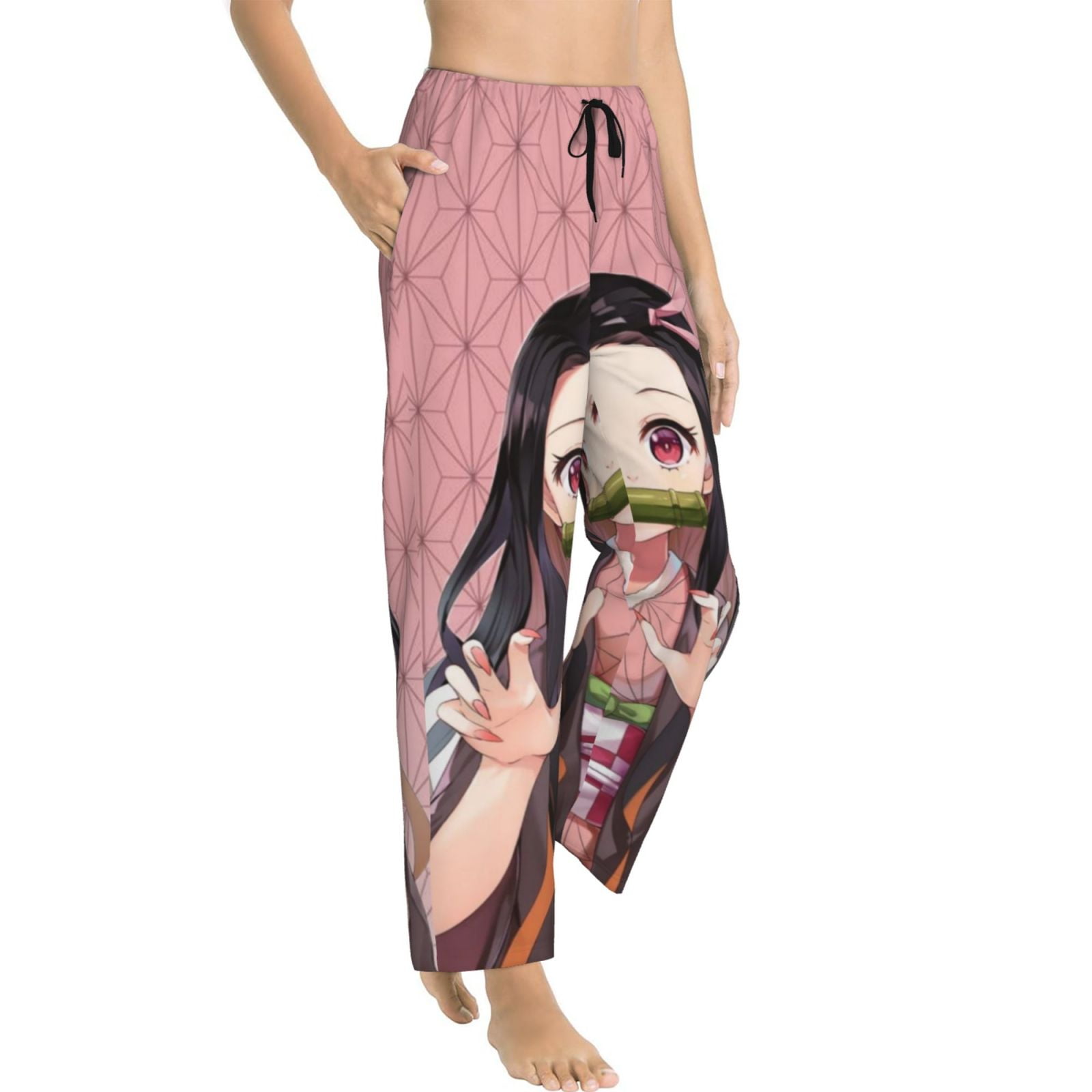 Demon Slayer Nezuko Pajama Pants for Women Cartoon Pajama Pants All ...