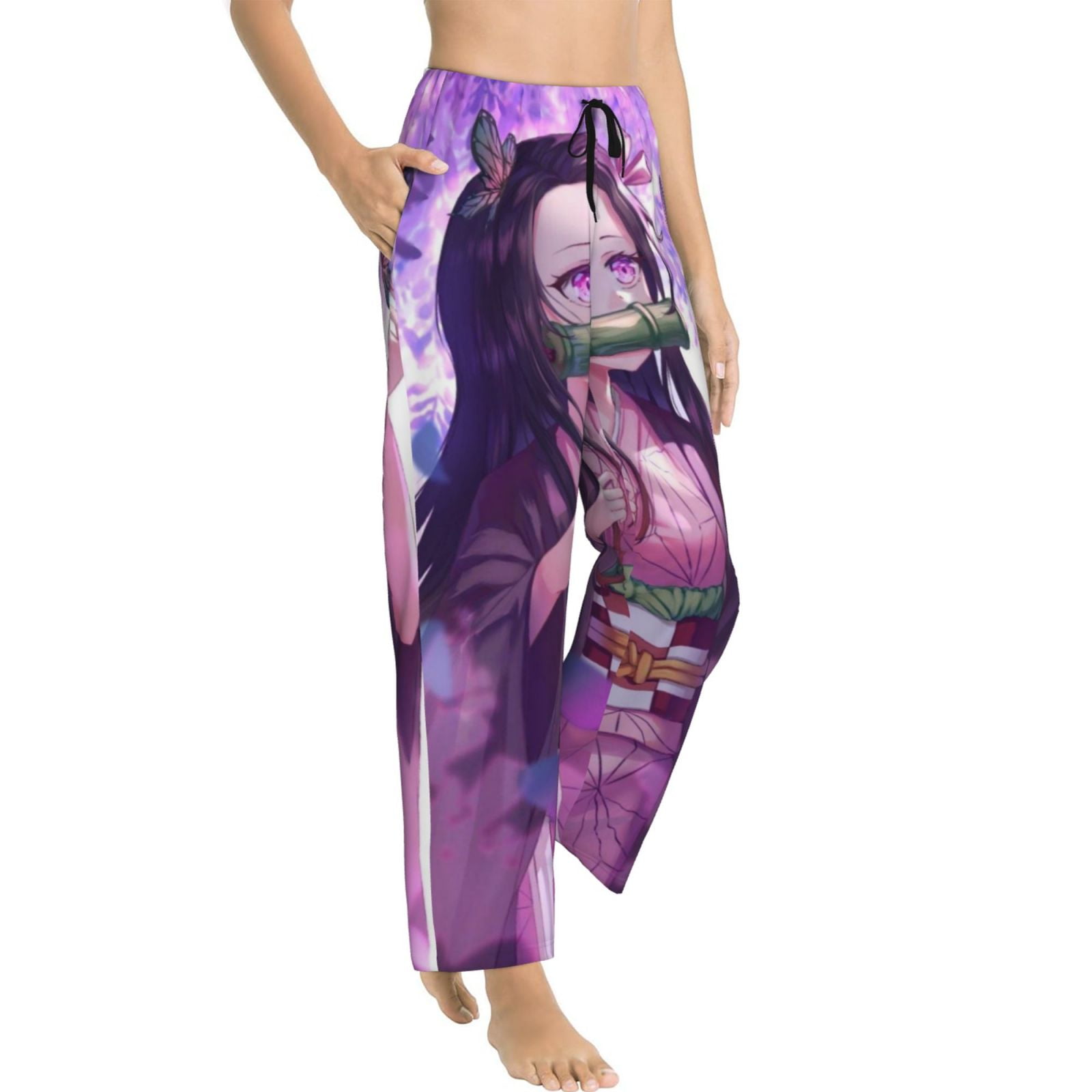 Demon Slayer Nezuko Pajama Pants for Women Cartoon Pajama Pants All ...