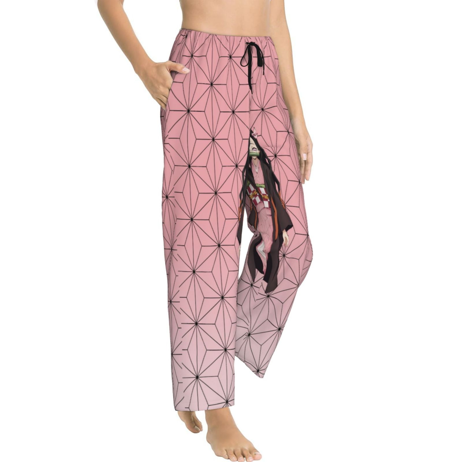 Demon Slayer Nezuko Pajama Pants for Women Cartoon Pajama Pants All ...
