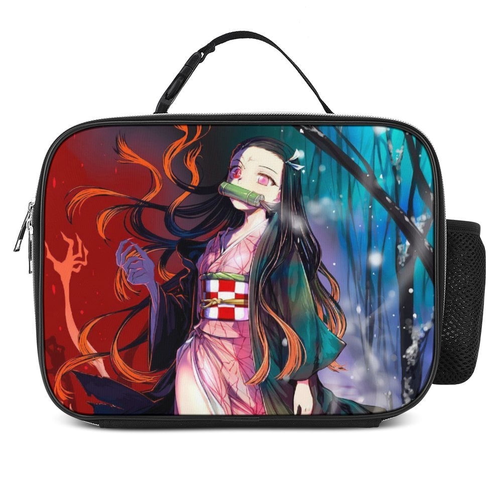 Demon Slayer Nezuko Portable Lunch Bag, Insulated Lunch Box Reusable ...