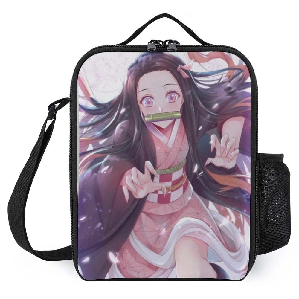 Demon Slayer Nezuko Portable Lunch Bag, Insulated Lunch Box Reusable ...