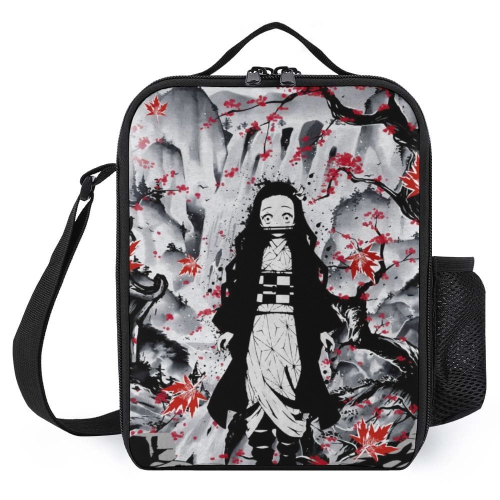 Demon Slayer Nezuko Portable Lunch Bag, Insulated Lunch Box Reusable ...