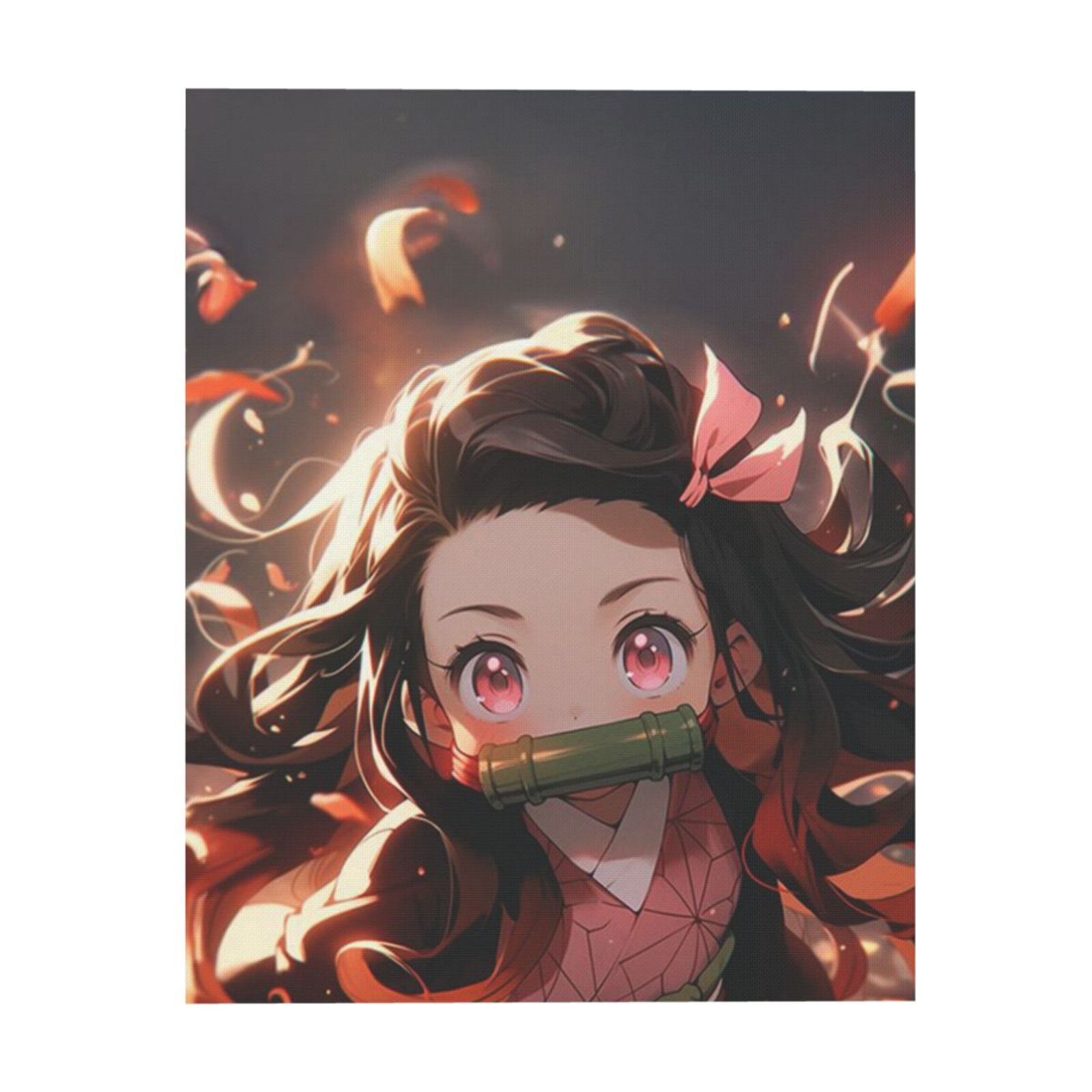 Demon Slayer Nezuko Poster Canvas Decorative Poster Art Picture ...