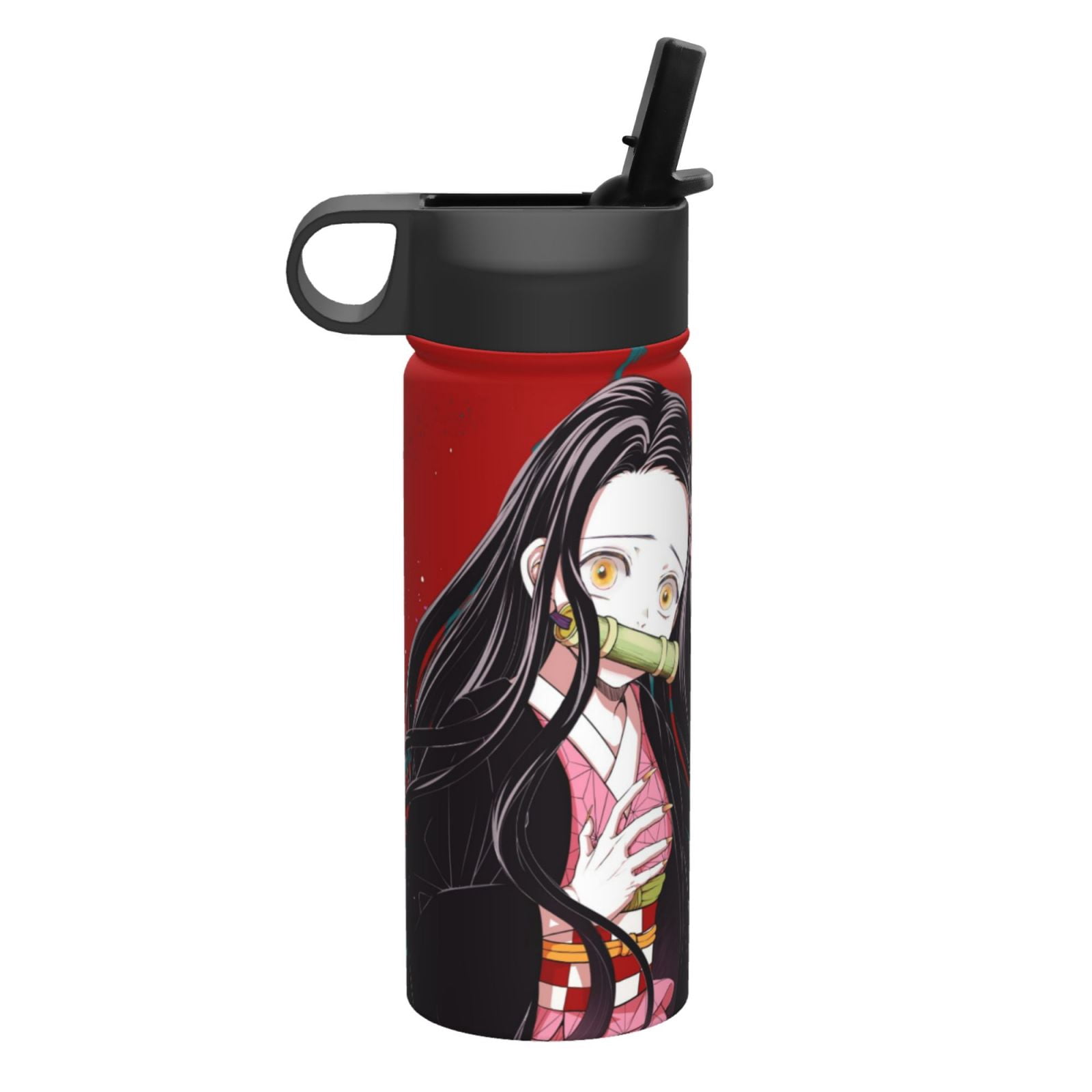 Demon Slayer Nezuko Stainless Steel Water Bottle, 18oz Double Walled ...