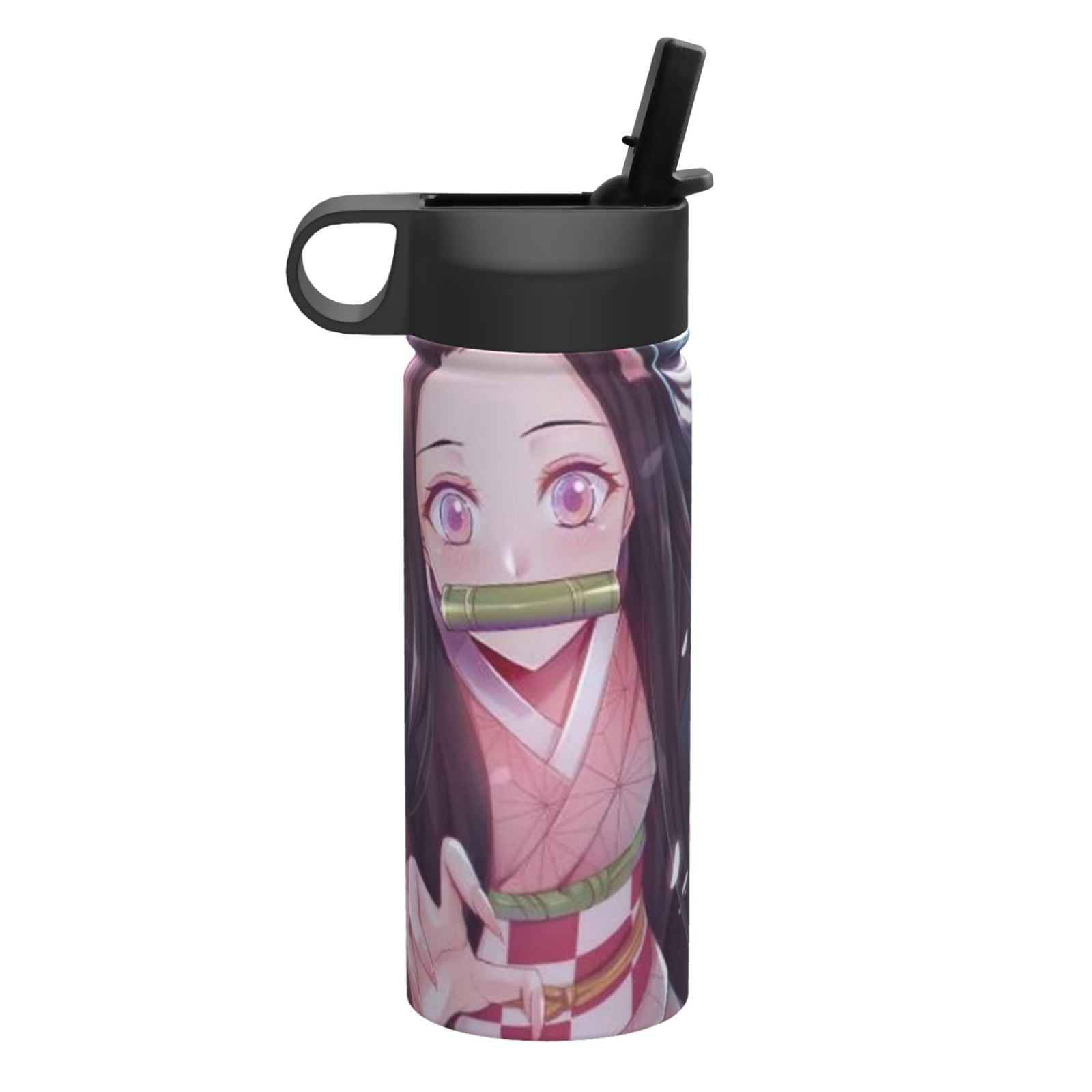 Demon Slayer Nezuko Stainless Steel Water Bottle, 18oz Double Walled ...