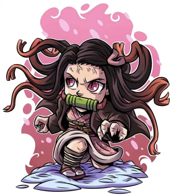 Demon Slayer Nezuko Stickers Phone Decal Water Bottle Stickers Car ...