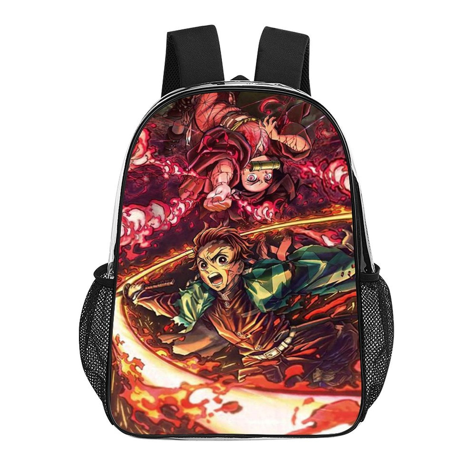 Demon Slayer Nezuko Tanjiro Clear Backpack Large Capacity Laptop ...